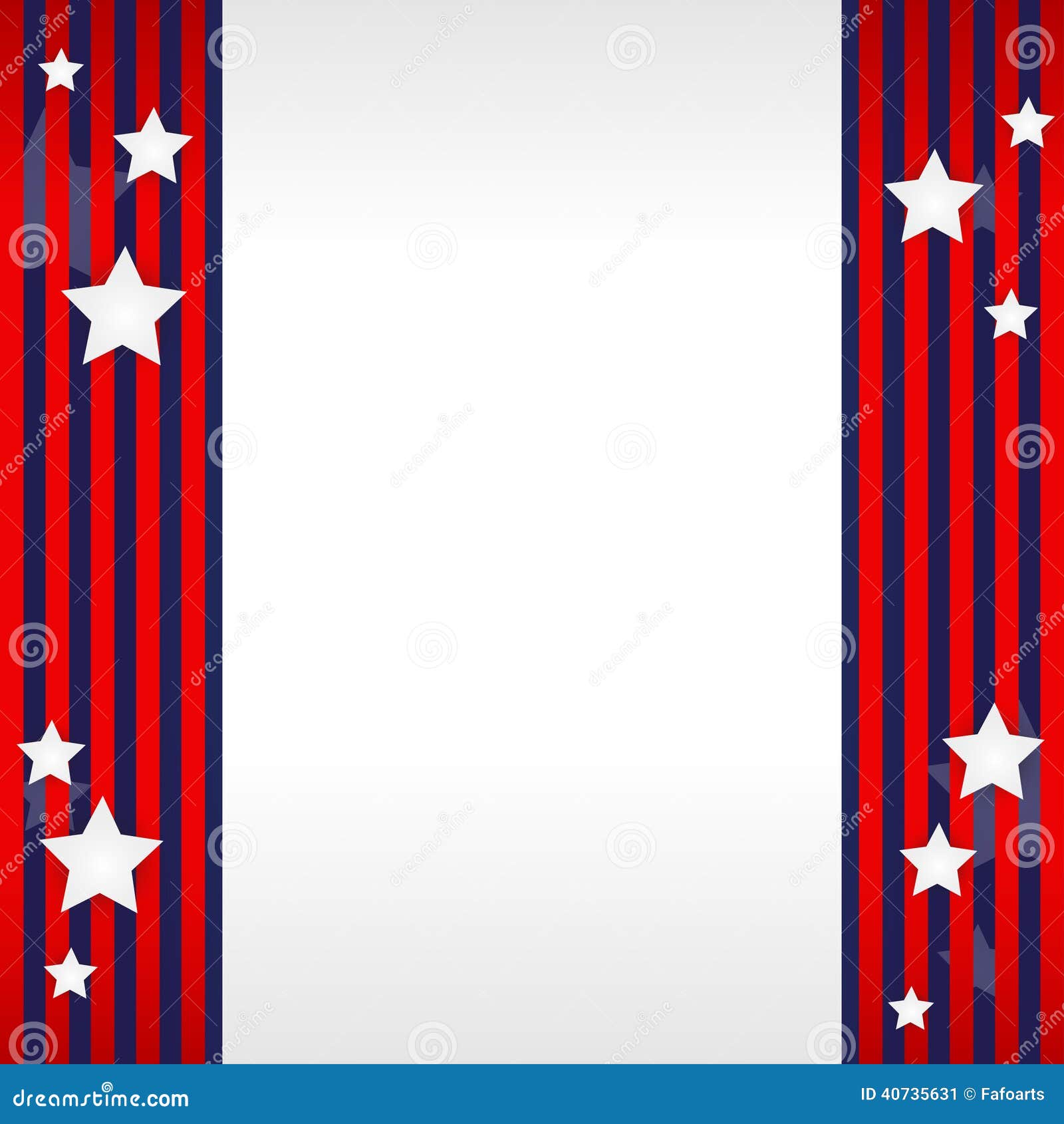 American Flag Background stock illustration. Illustration of layout ...