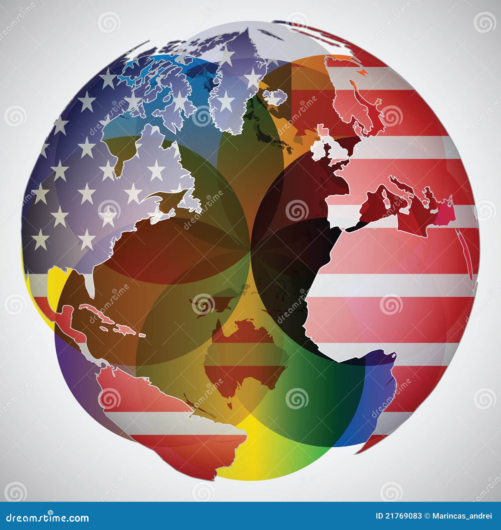 American flag ball stock illustration. Illustration of citizen - 21769083