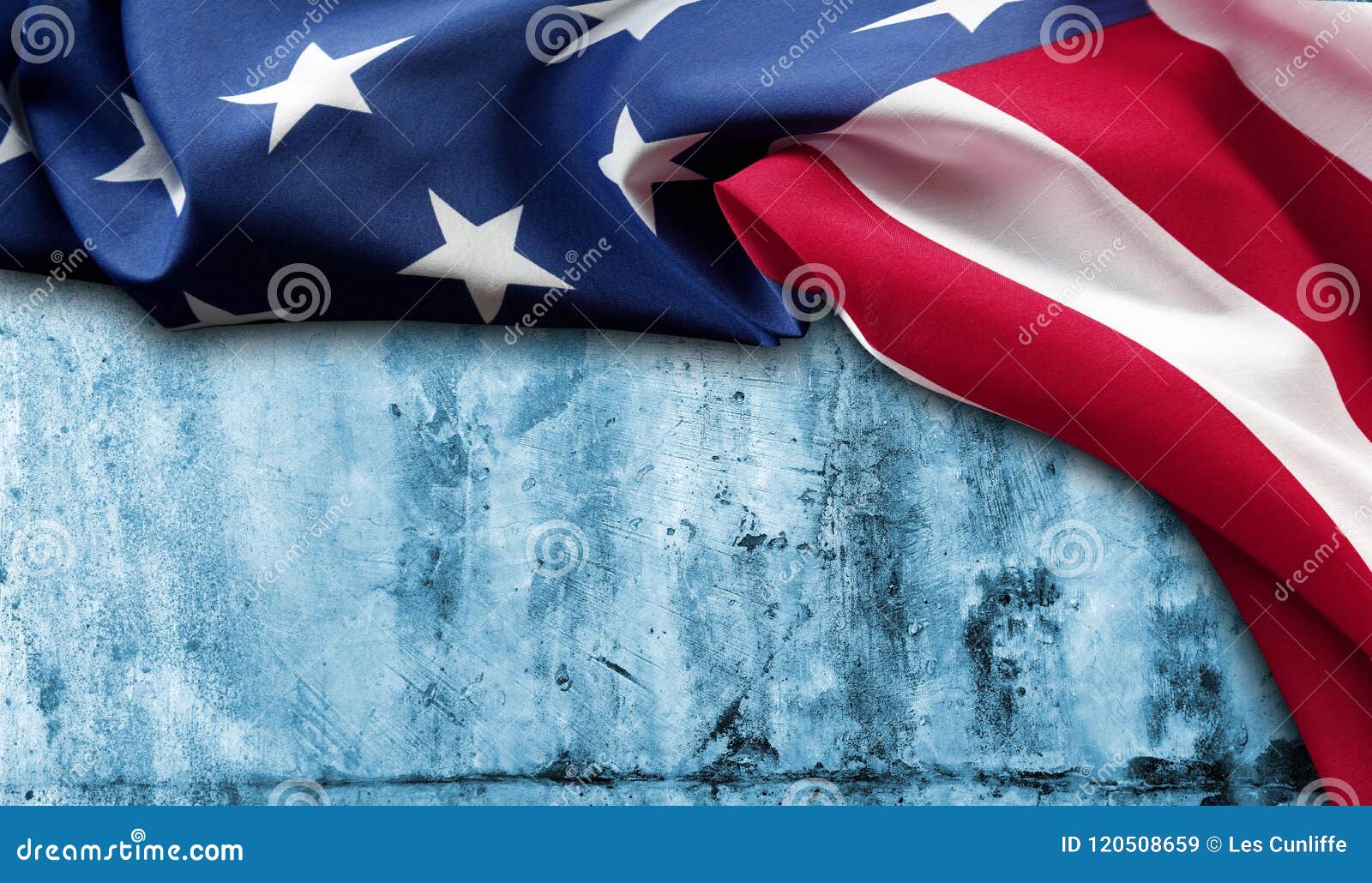 American flag on blue stock image. Image of national - 120508659