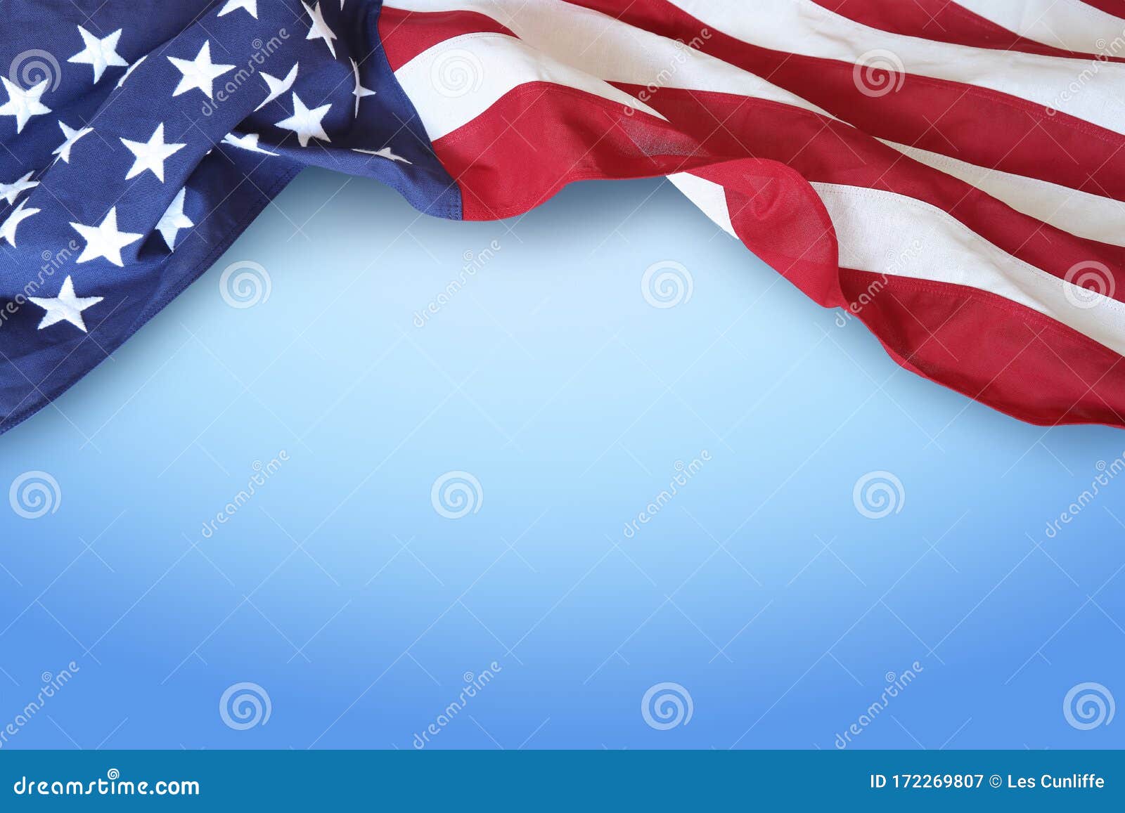 American flag on blue stock image. Image of states, color - 172269807