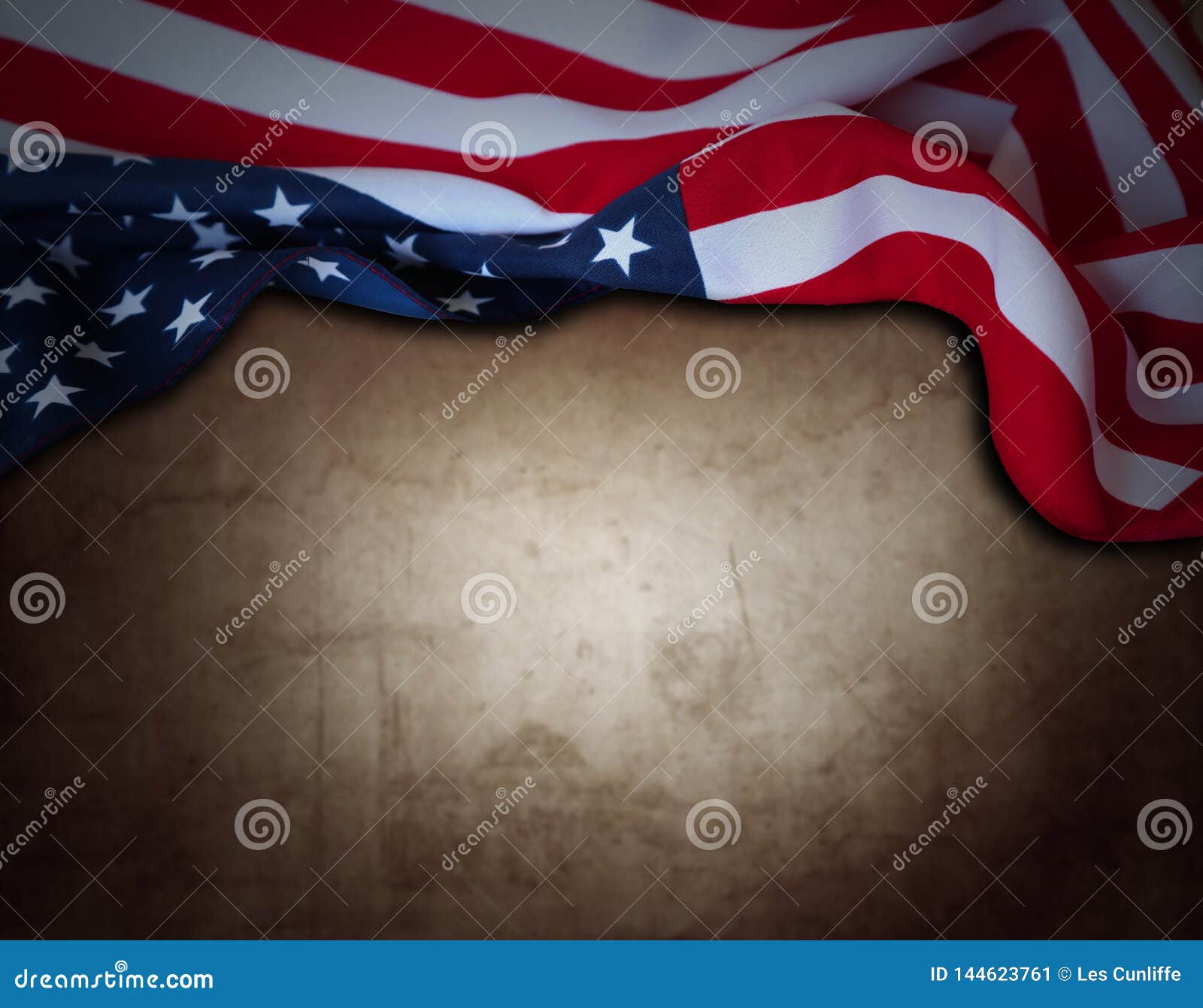 American flag on brown stock image. Image of america - 144623761
