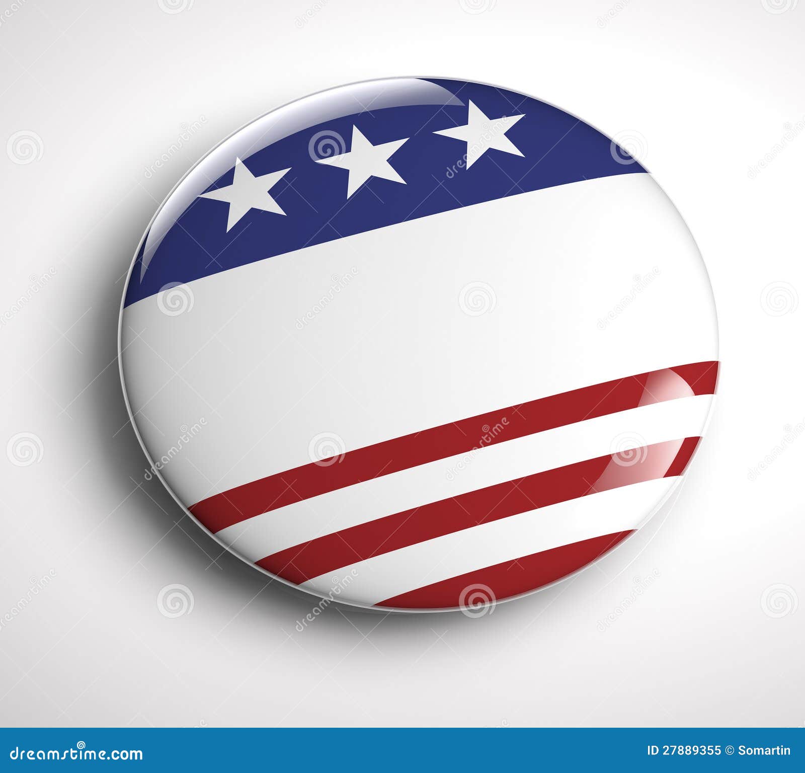 American Flag Button stock illustration. Illustration of striped - 27889355