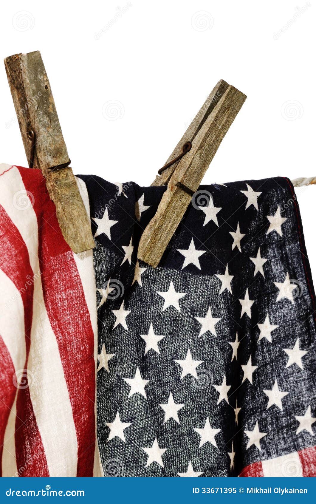 American Flag on a Clothesline Stock Image - Image of patriotism ...