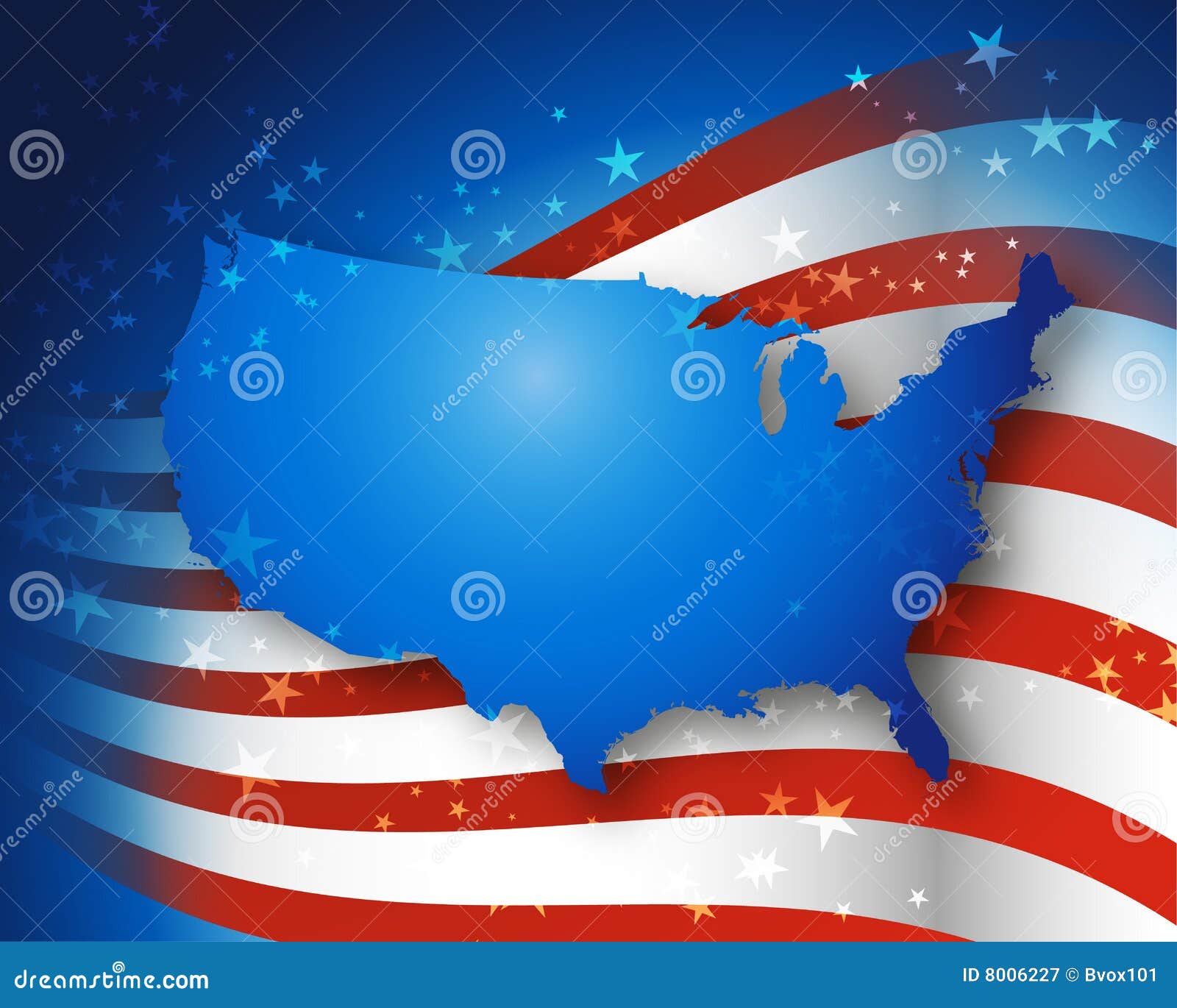 American flag country stock illustration. Illustration of power - 8006227