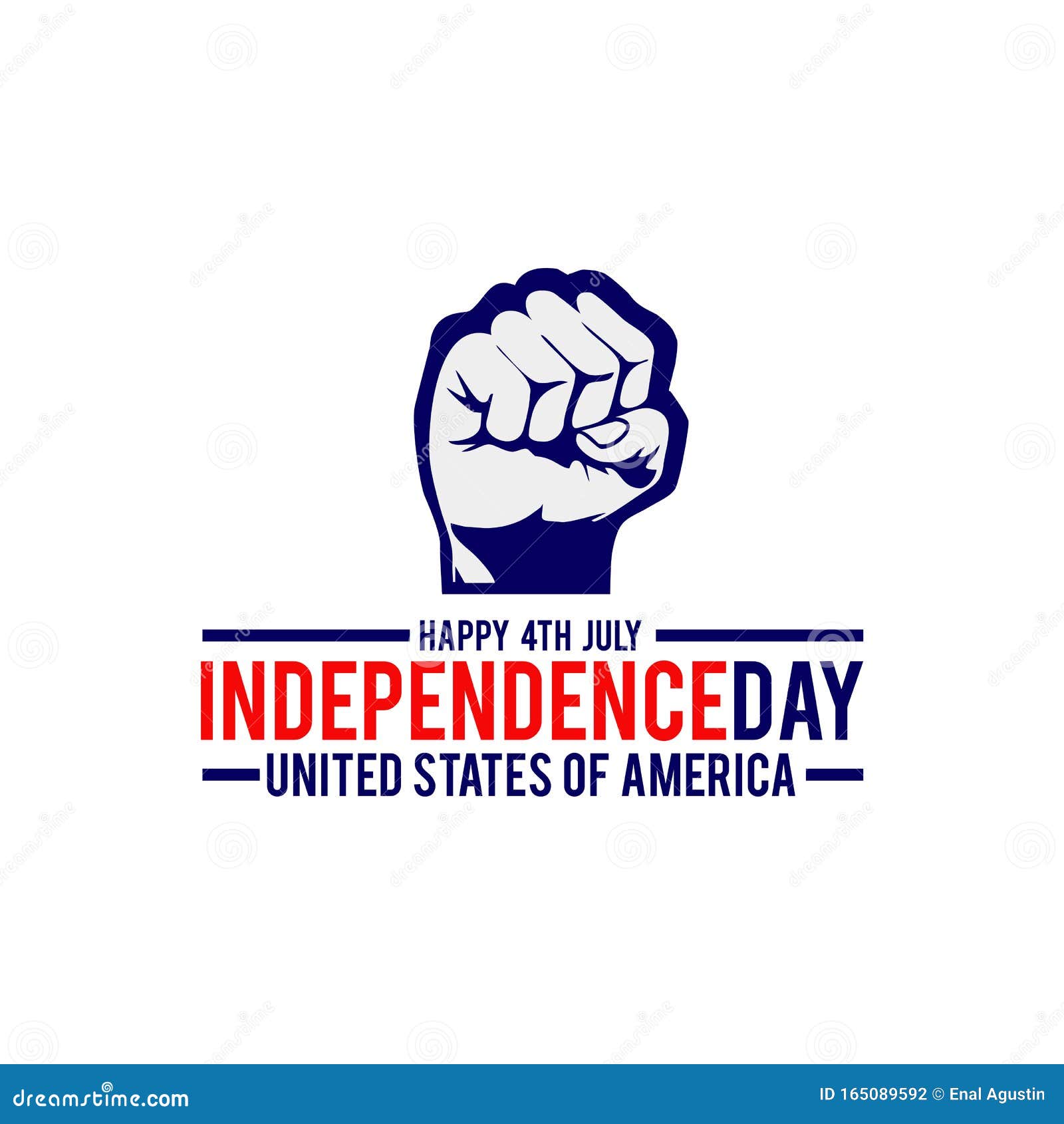 American Flag and Emblem Logo Design Vector Template Stock Vector ...