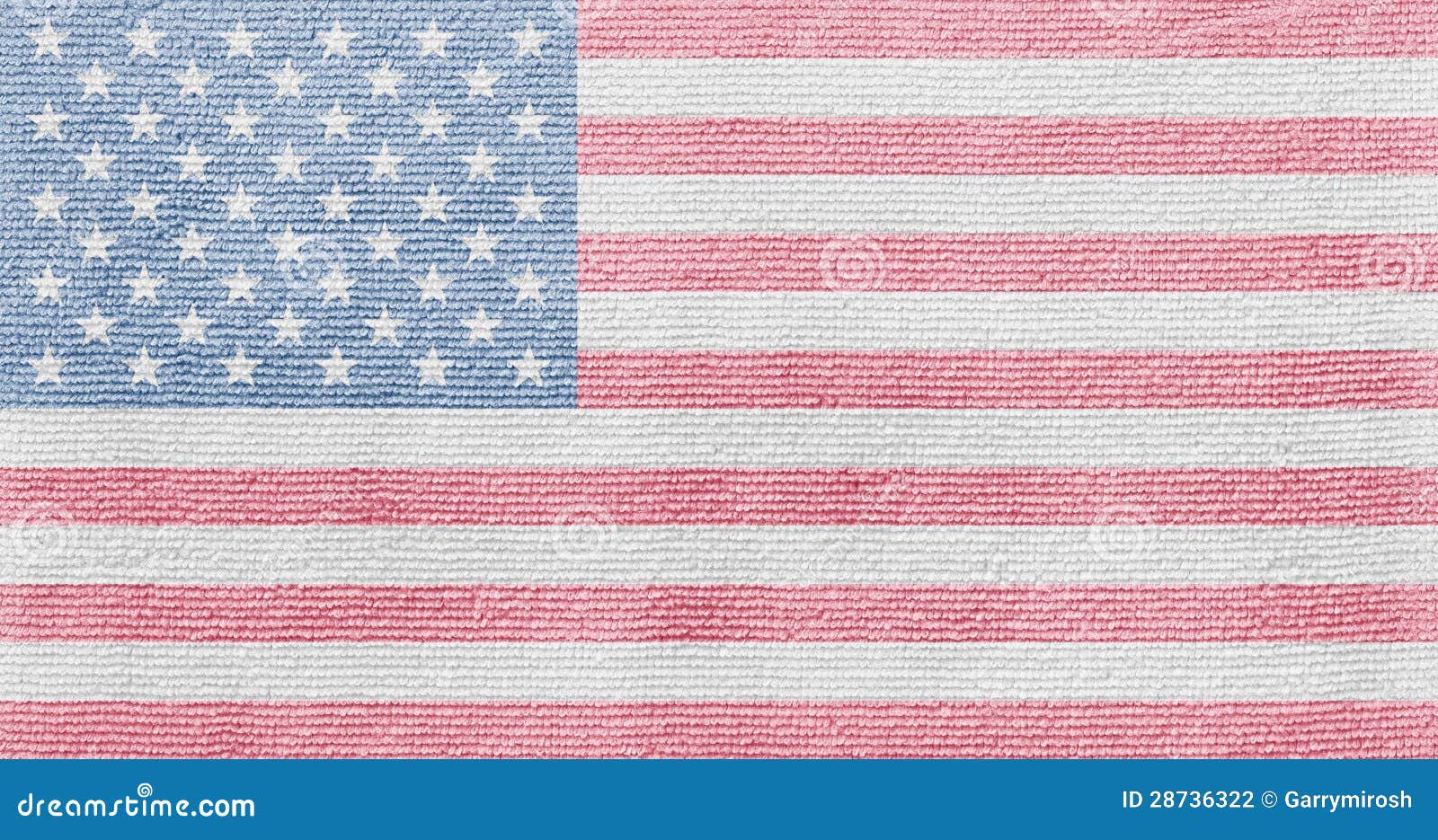 American Flag on a Fabric Texture Stock Photo - Image of glory, fluffy ...