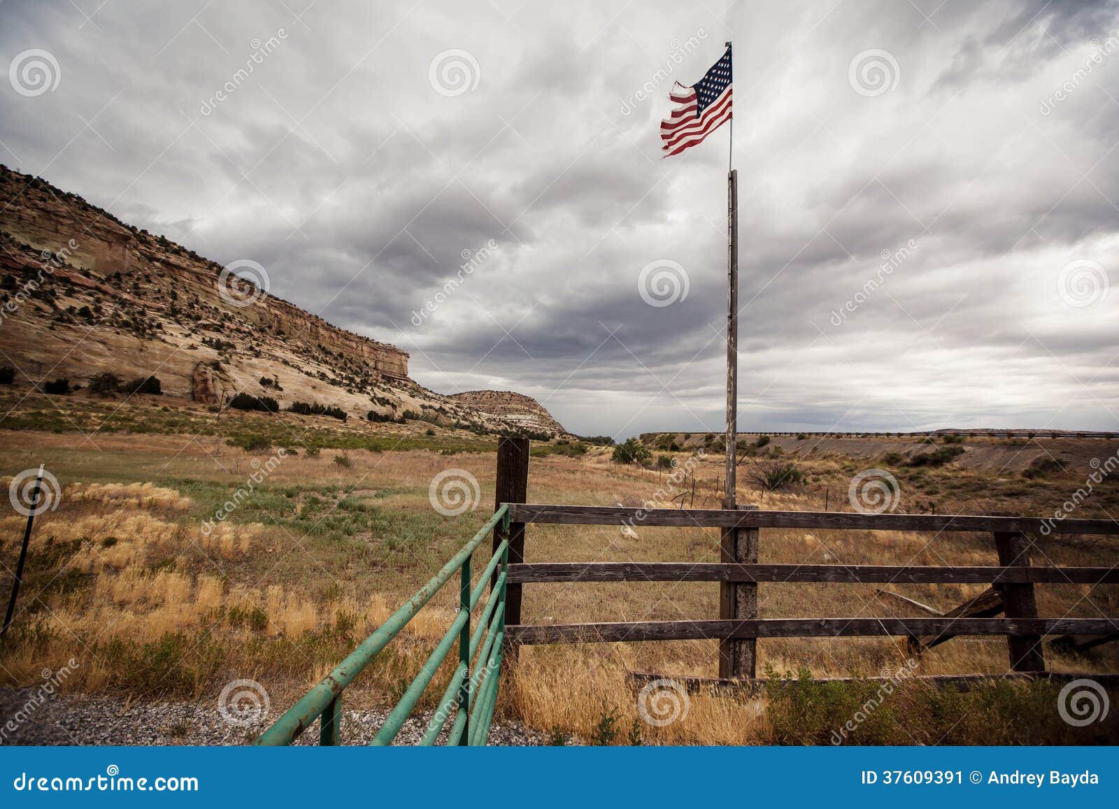 American flag on the field stock image. Image of remember - 37609391