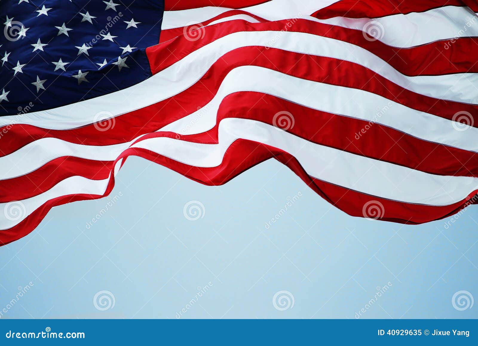 American Flag stock image. Image of blue, flag, white - 40929635
