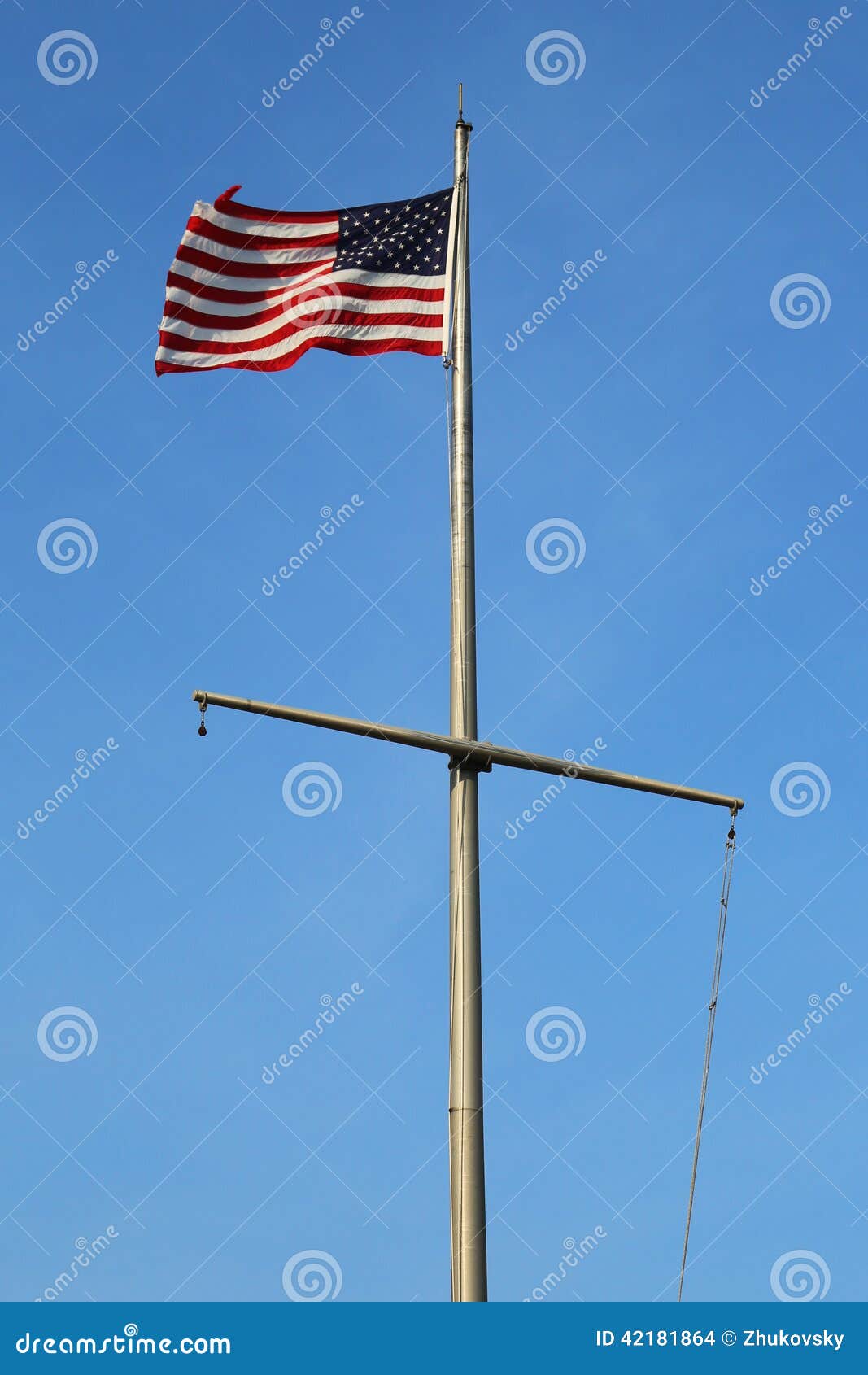 American flag stock photo. Image of outdoors, flying - 42181864