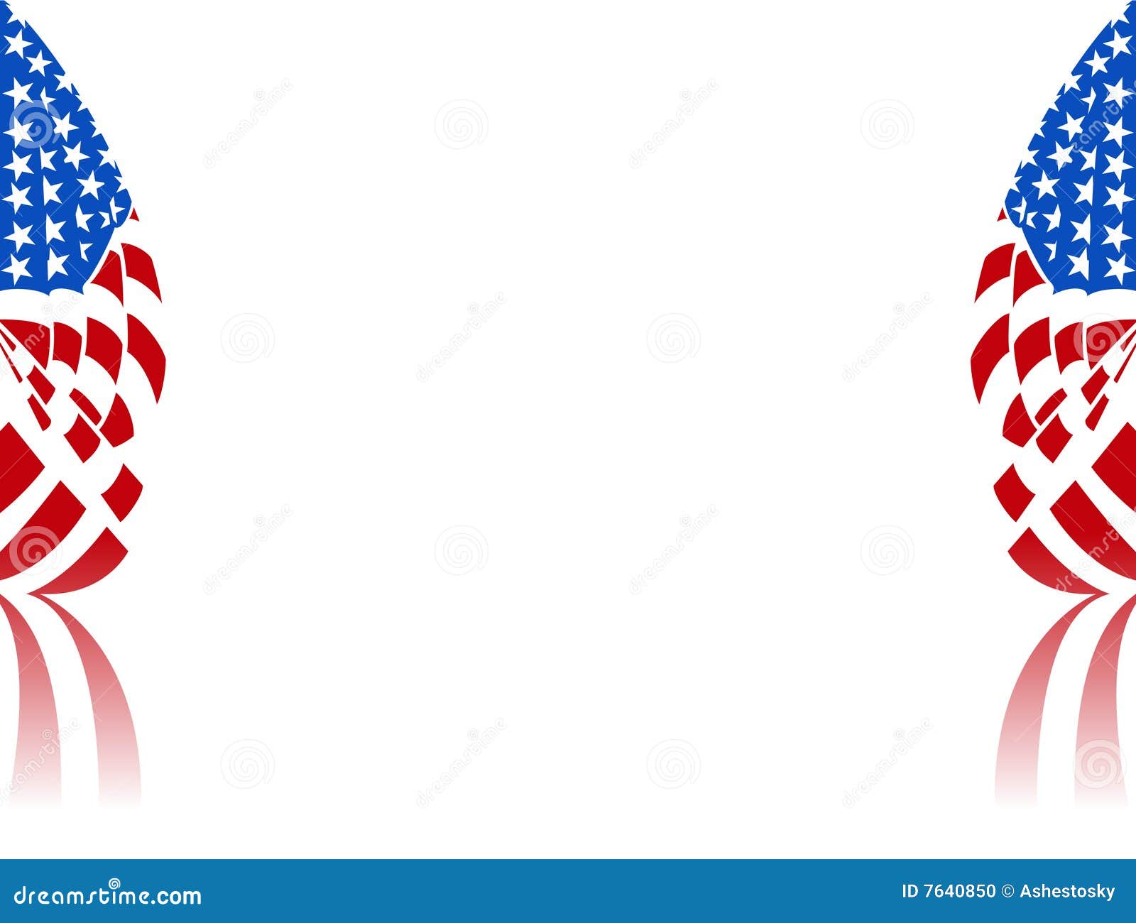 American Flag Frame As Curtain Stock Vector - Illustration of curtains ...