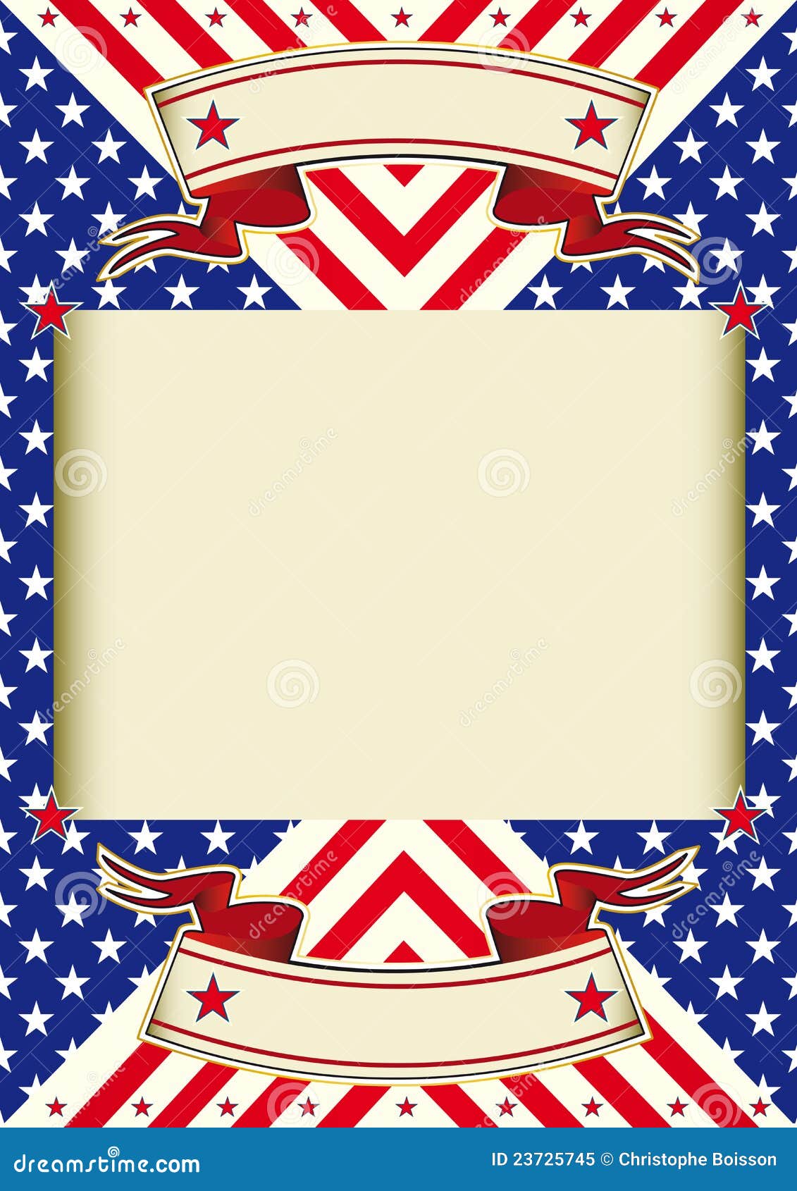 American Flag Frame Background Stock Vector - Illustration of element ...