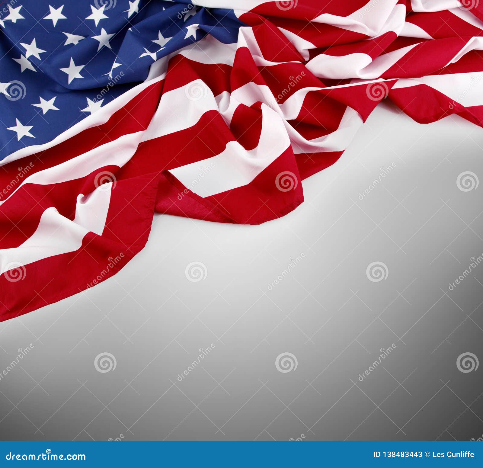 USA flag on grey stock image. Image of patriotism, patriot - 138483443