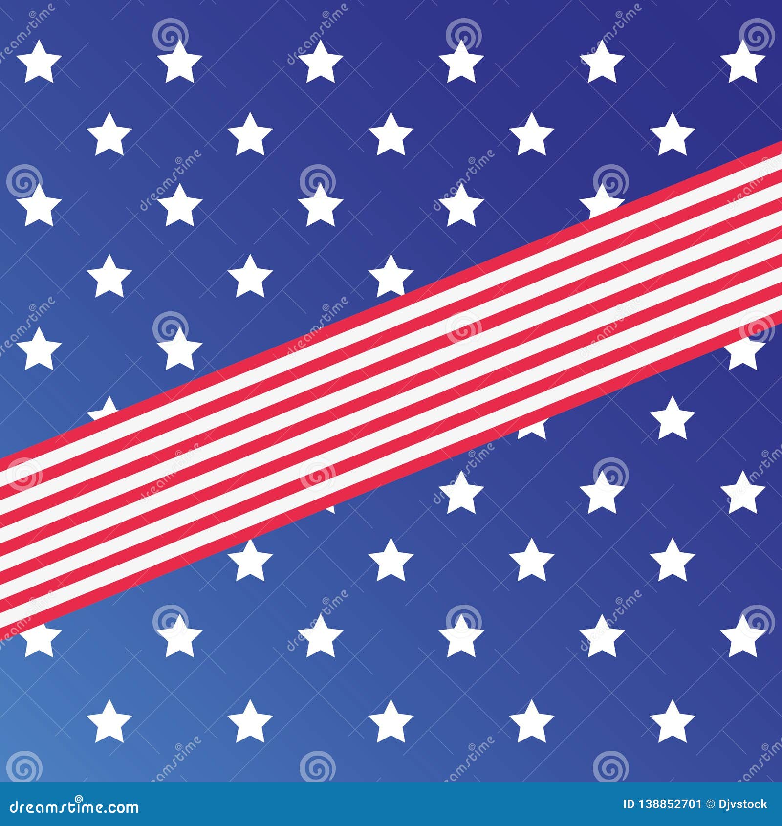 American Flag National Background Pattern Stock Vector - Illustration ...