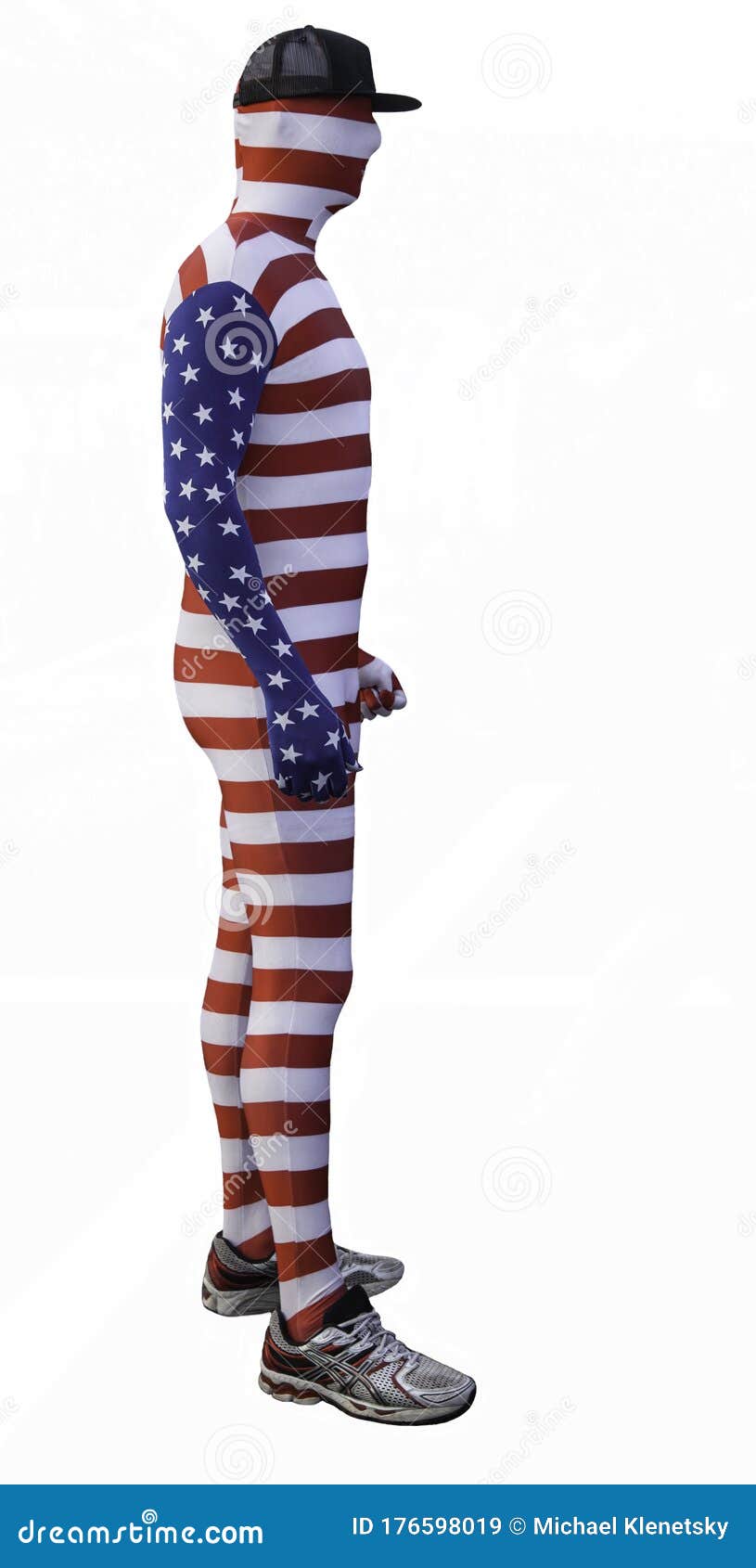 American Flag Outfit editorial stock image. Image of american - 176598019