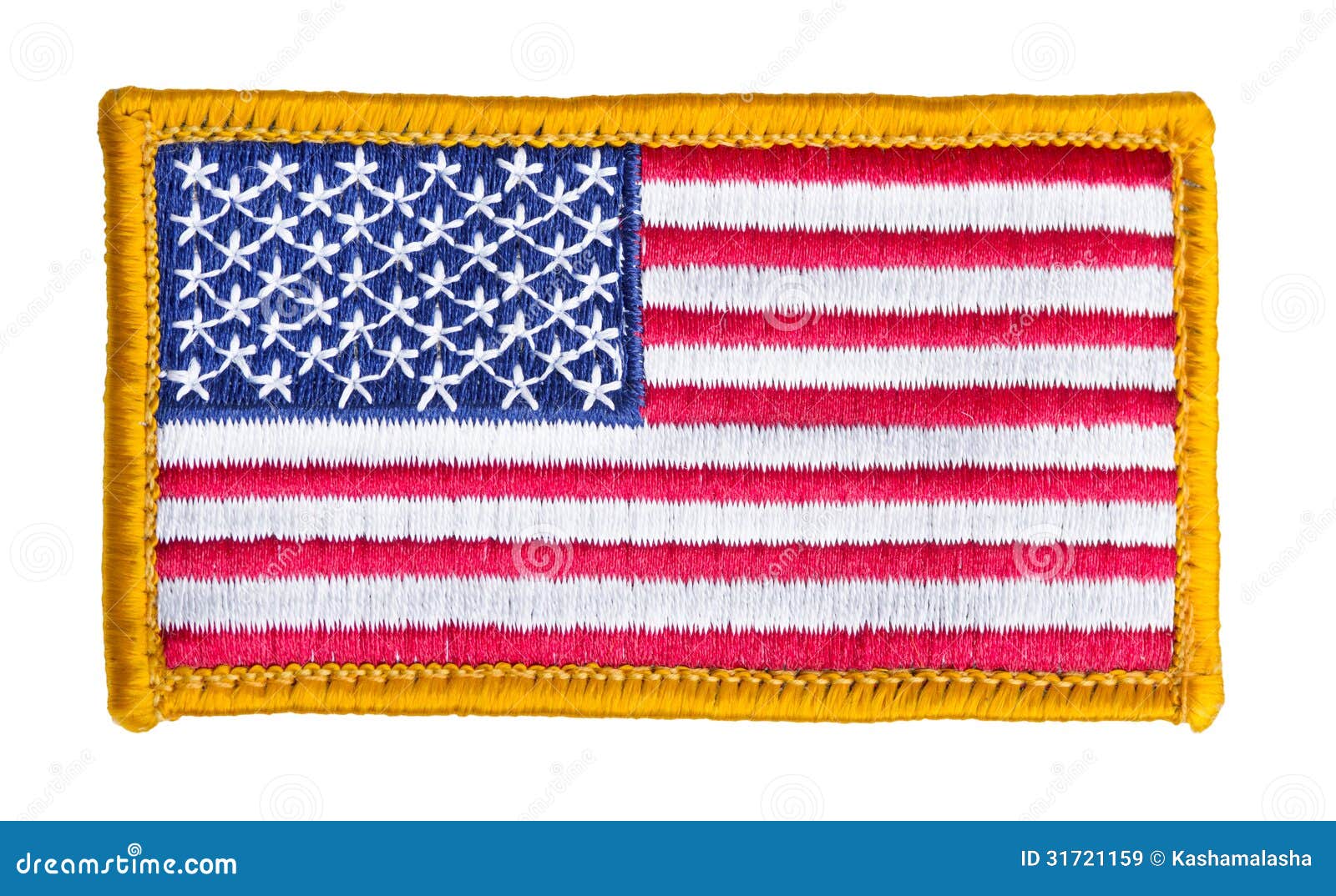 American Flag Patch Isolated Stock Image - Image of special, july: 31721159
