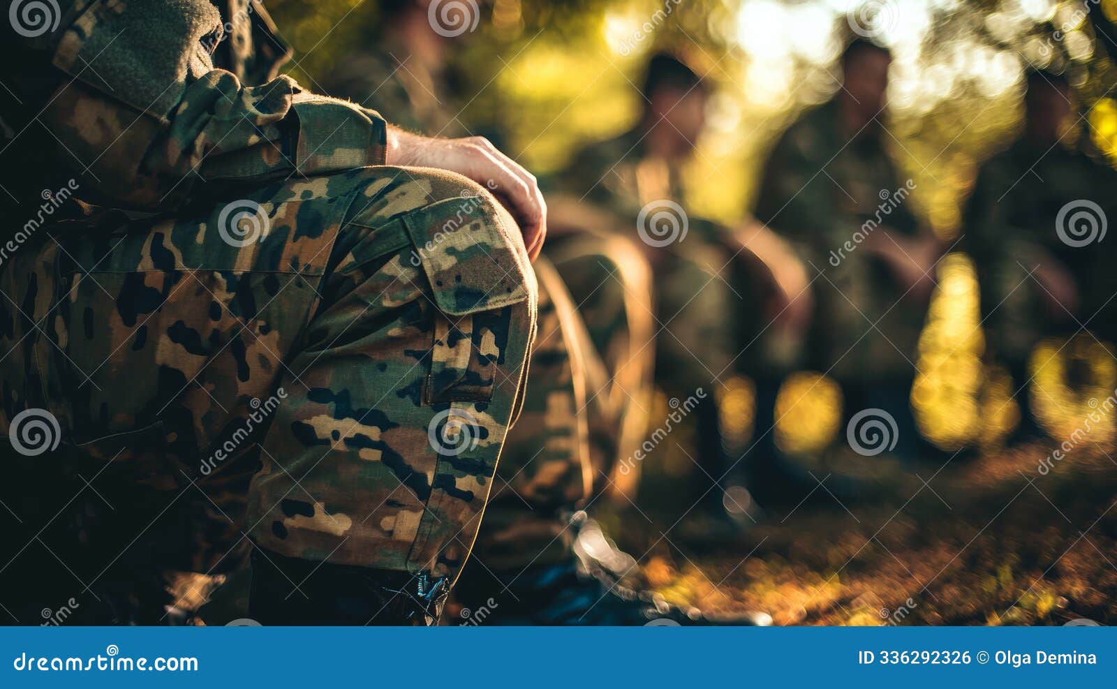 American Flag Patch on a Military Uniform, a Symbol of Commitment and ...
