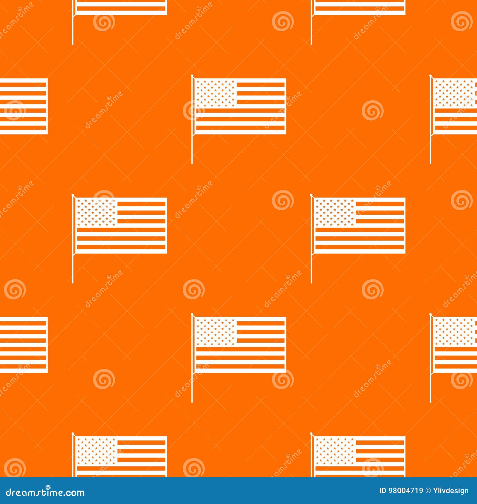 American Flag Pattern Seamless Stock Vector - Illustration of american ...