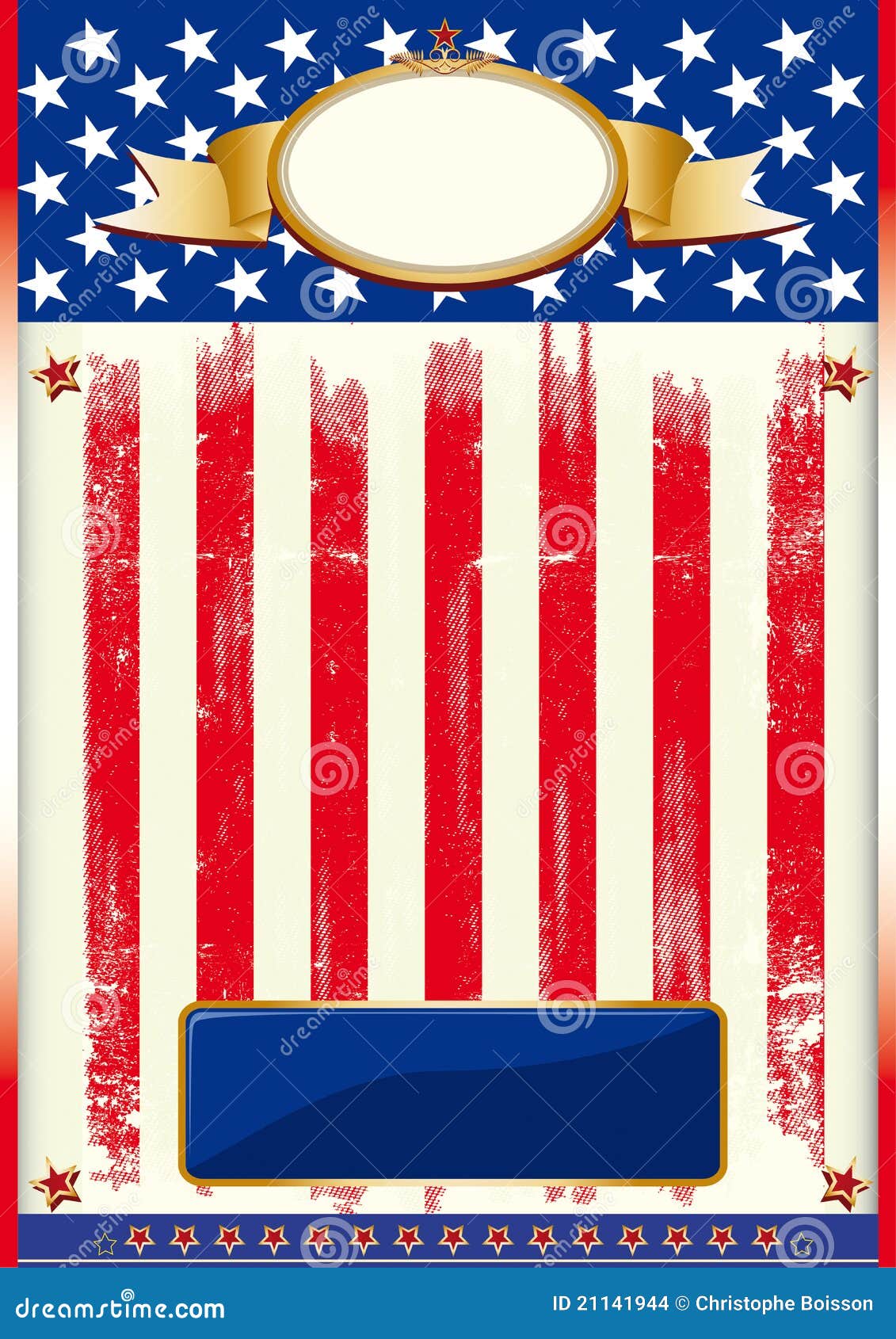 American flag poster stock vector. Illustration of placard - 21141944