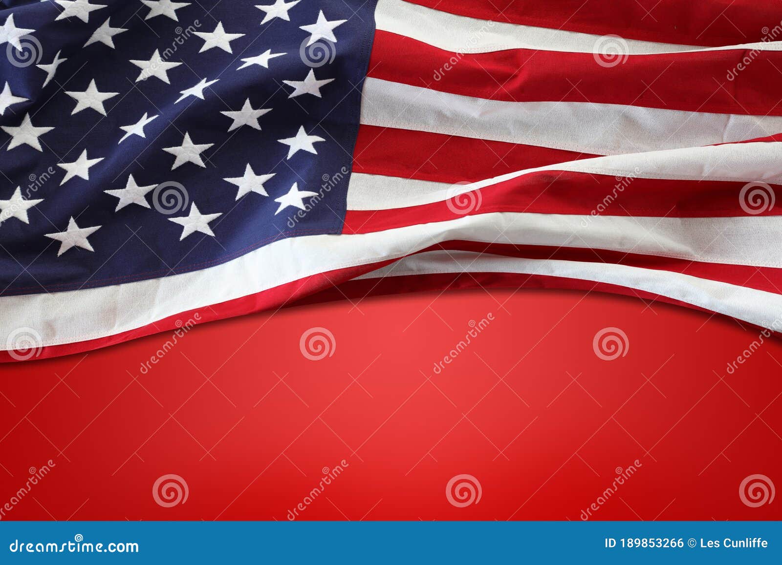American flag on red stock photo. Image of quot, color - 189853266