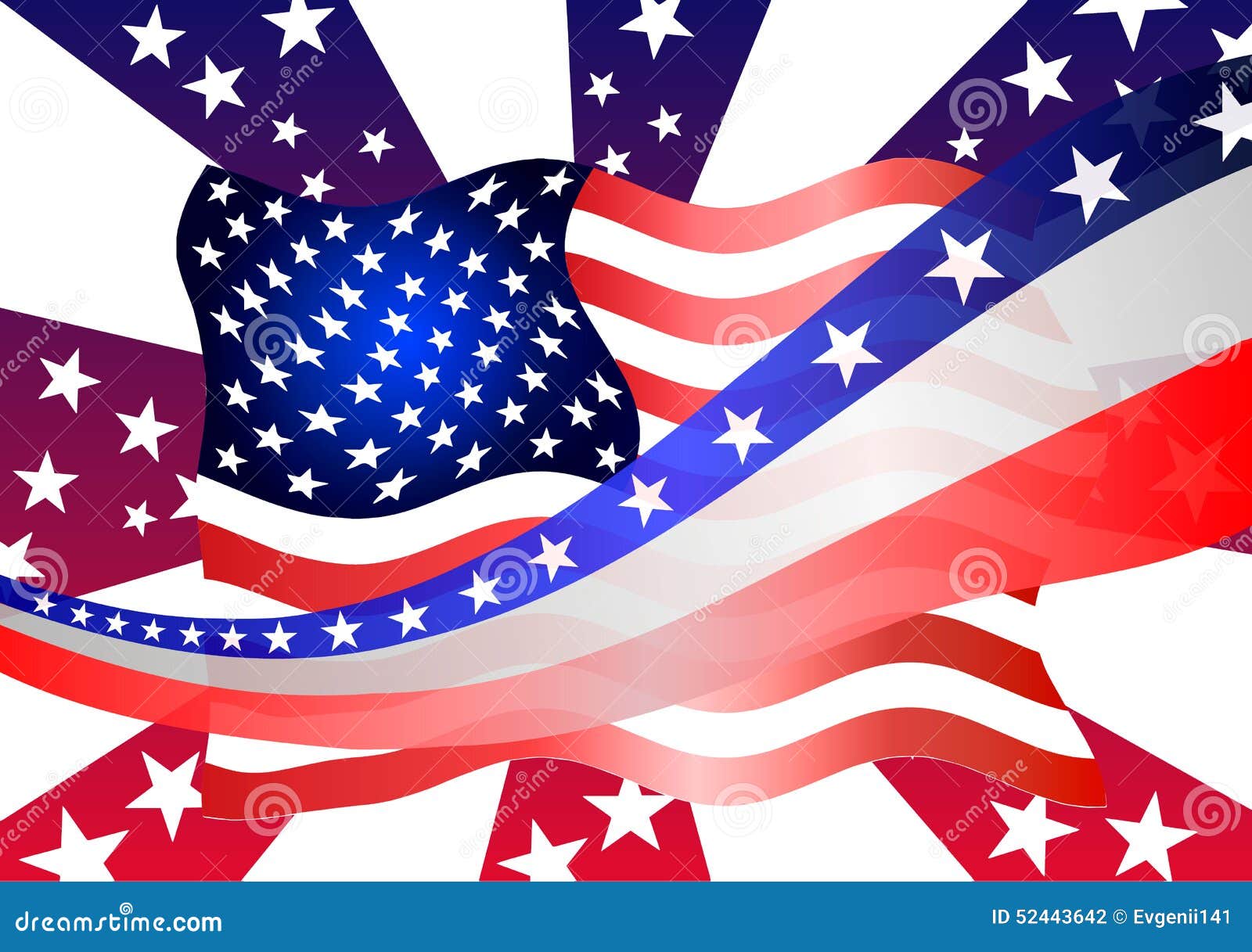 American Flag. Stars and Stripes Stock Vector - Illustration of coffee ...