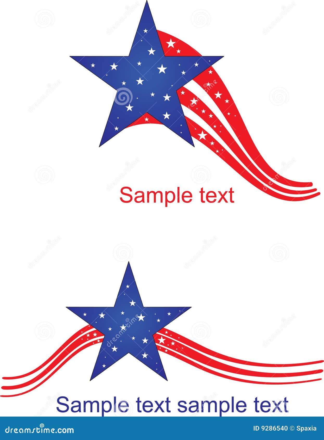 American flag stylized stock vector. Illustration of american - 9286540