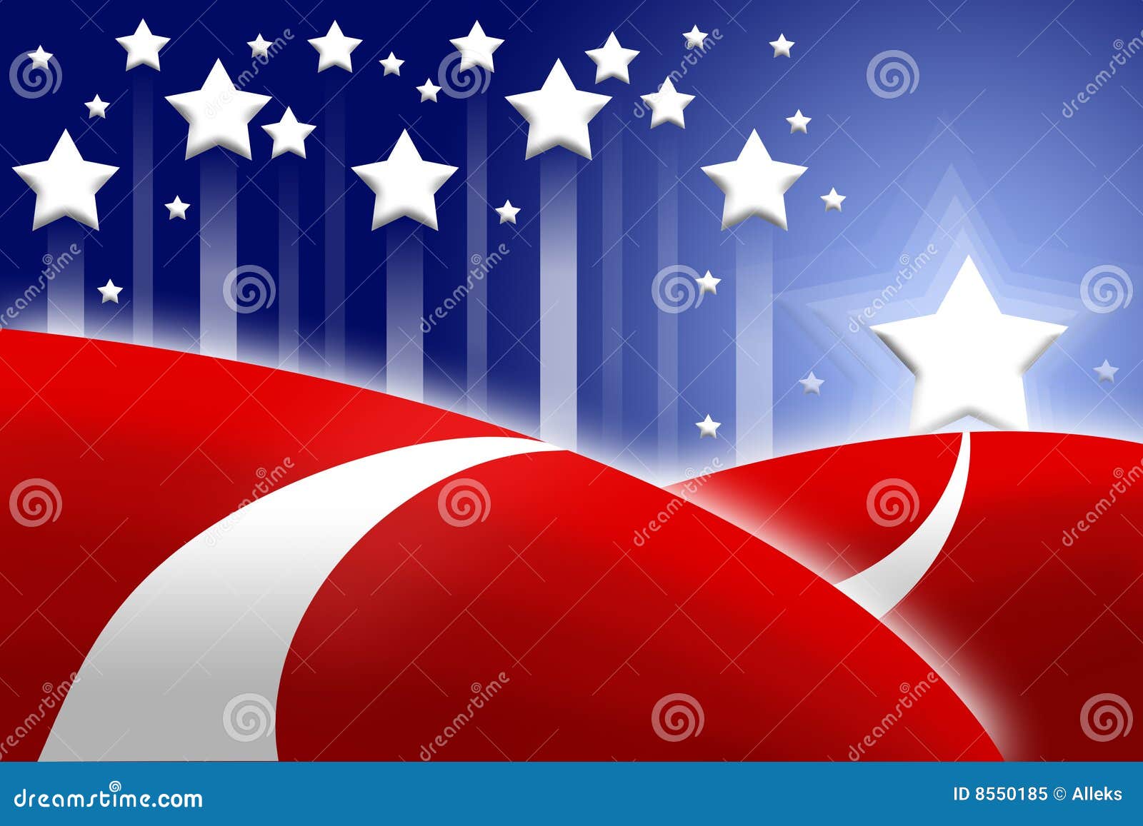 American Flag Stylized Background Stock Illustration - Illustration of ...