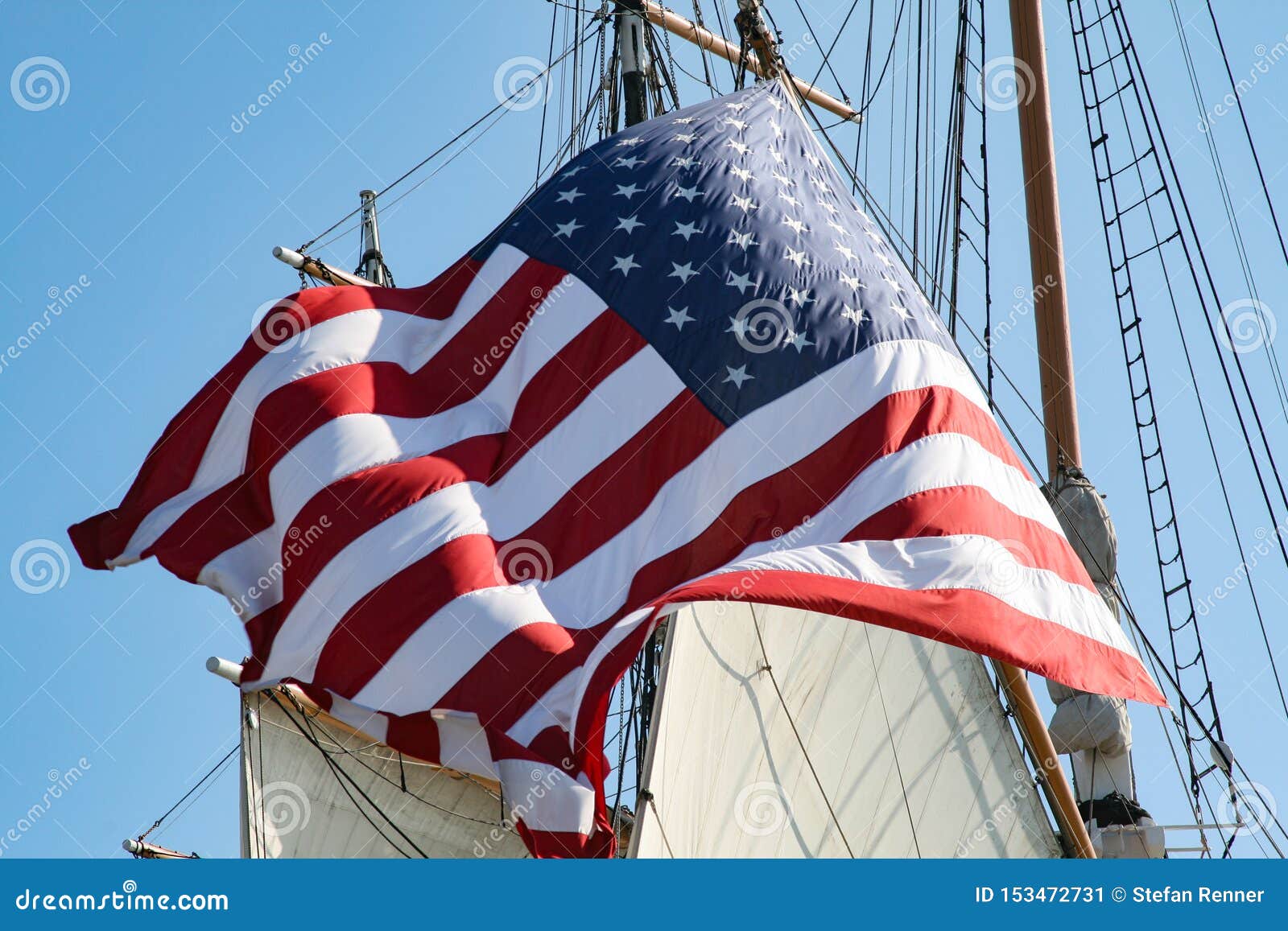 American flag stock image. Image of large, antique, states - 153472731