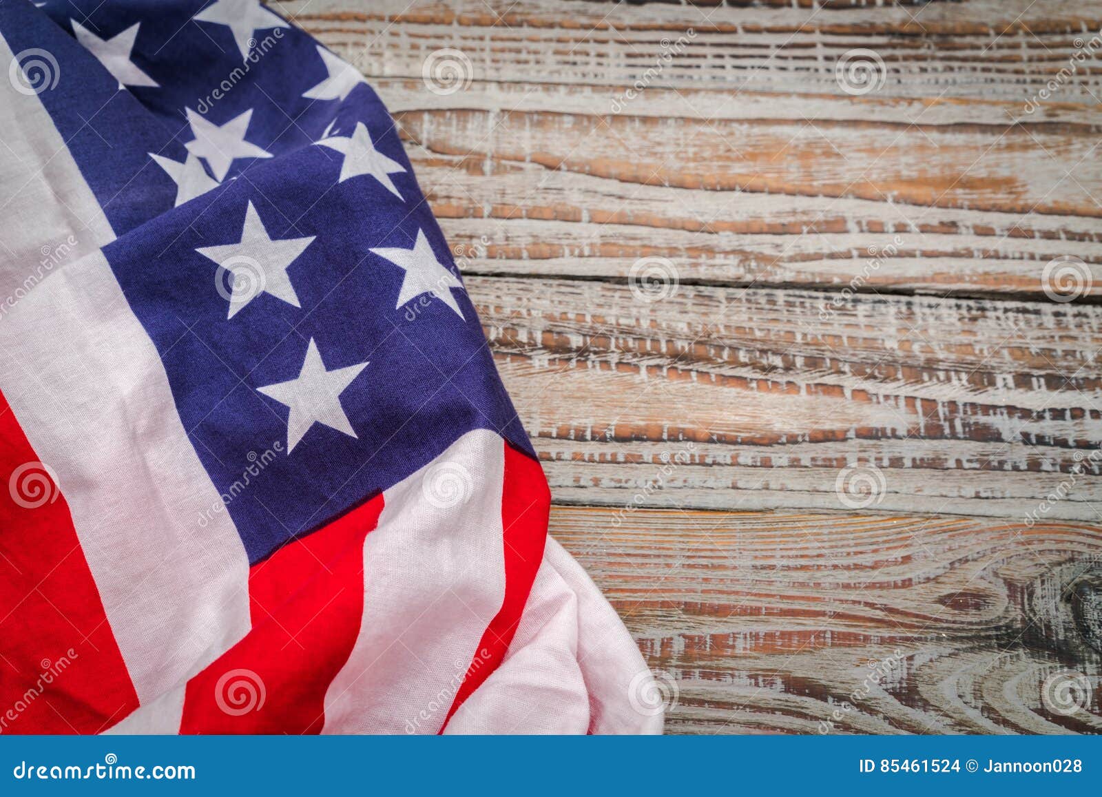 American Flag on Wood Background . Stock Photo - Image of american ...