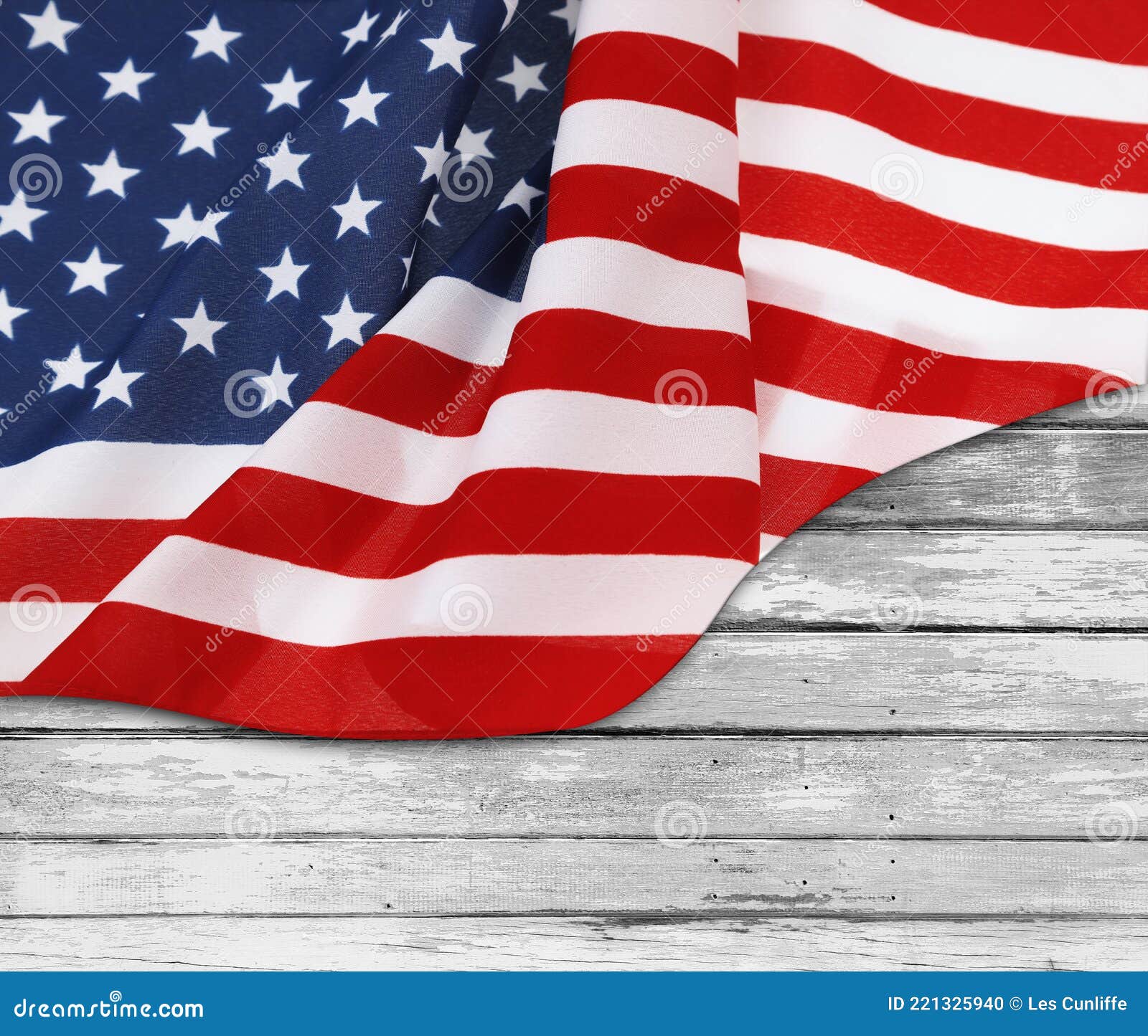 American flag on boards stock photo. Image of stars - 221325940