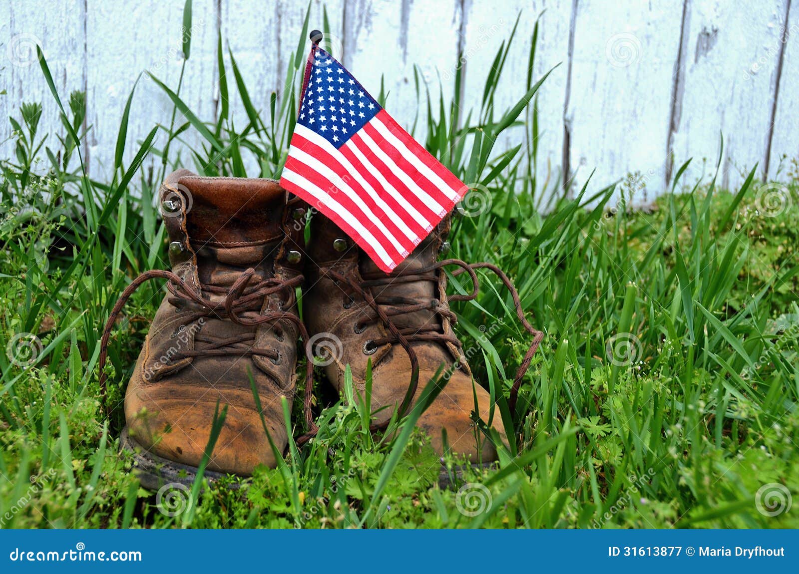 American flag in work boot stock image. Image of patriotism - 31613877