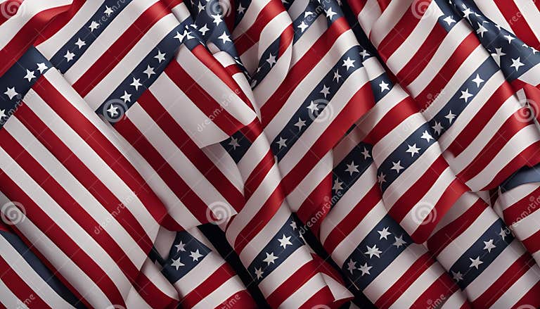 American Flags Pattern stock illustration. Illustration of concept ...
