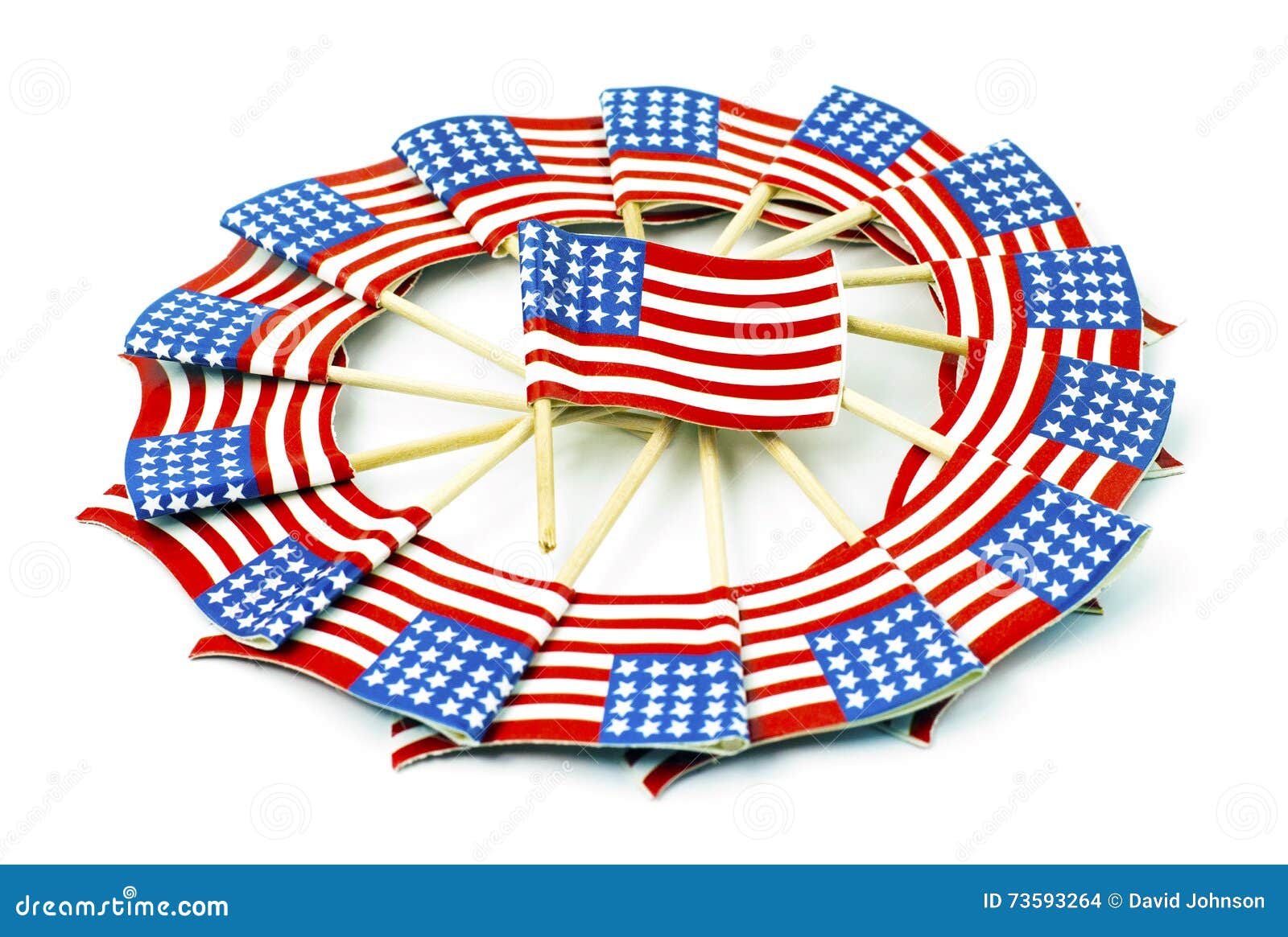 American Flags in a Pinwheel Shape Stock Photo - Image of united ...