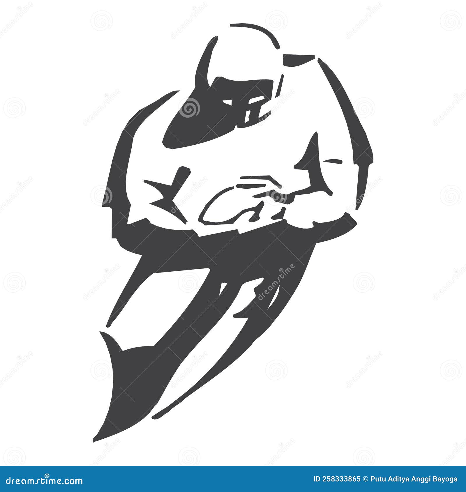 American football logo stock vector. Illustration of graphic - 258333865