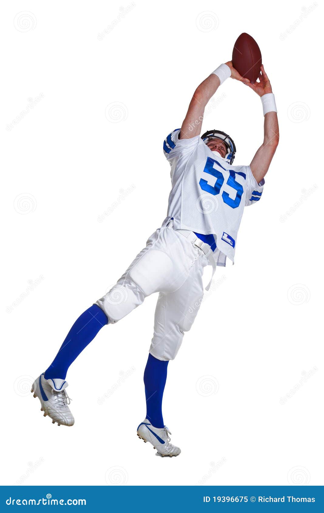 American Football Player Cut Out Stock Image - Image of length, player ...