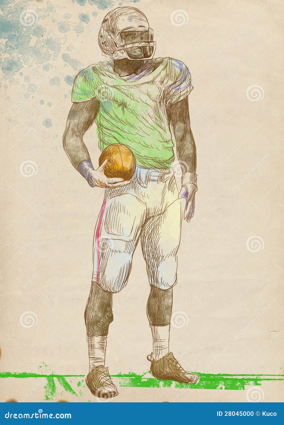 American Football Player, Standing Stock Photo - Image: 28045000 American Football Player, Standing Stock Photo - Image: 28045000