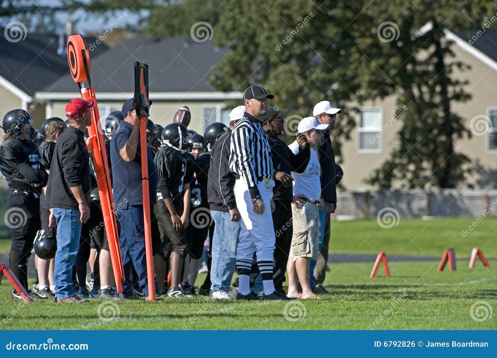 American football sideline editorial photo. Image of fumble - 6792826