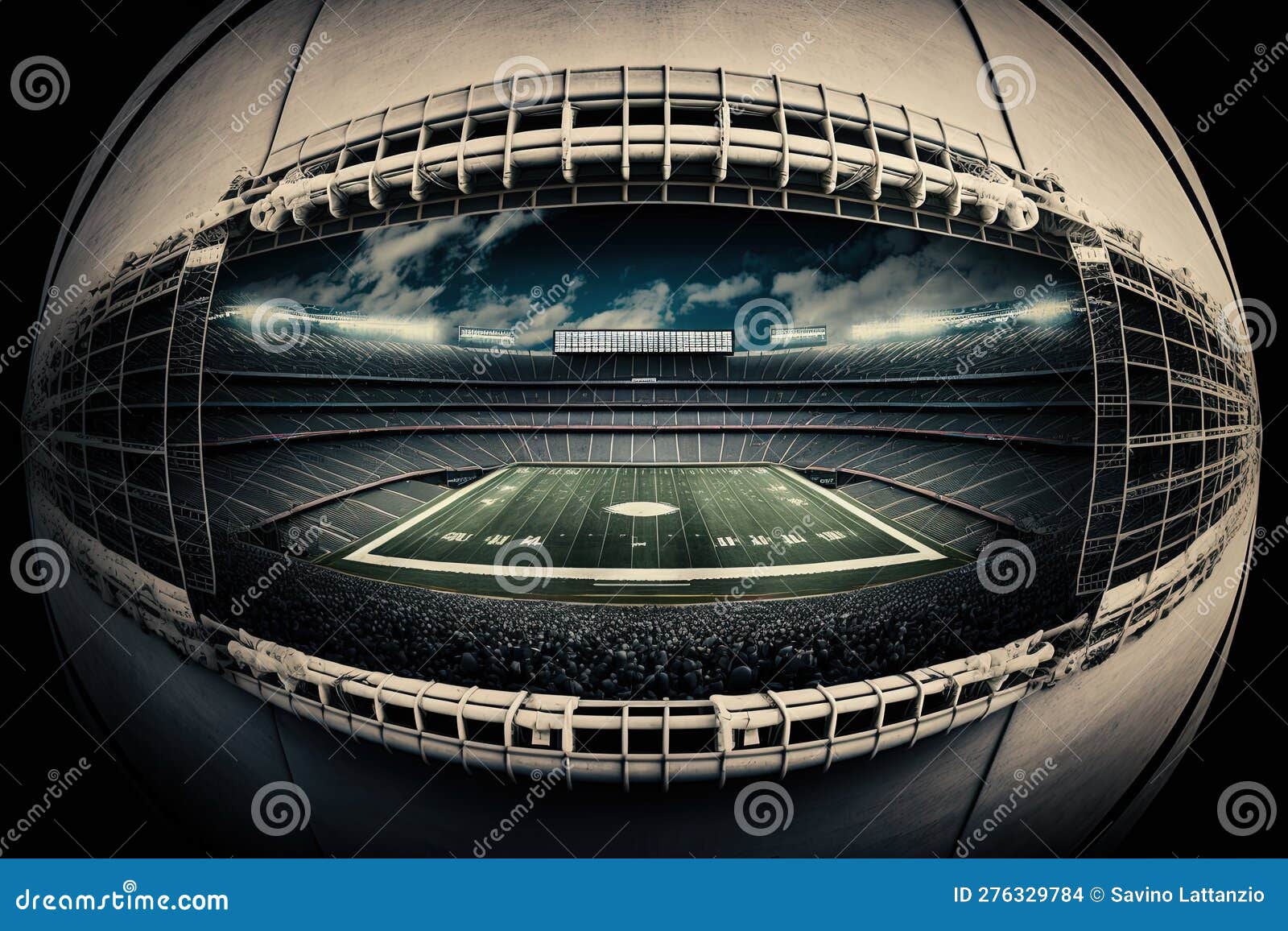American football stadium stock illustration. Illustration of symmetry ...