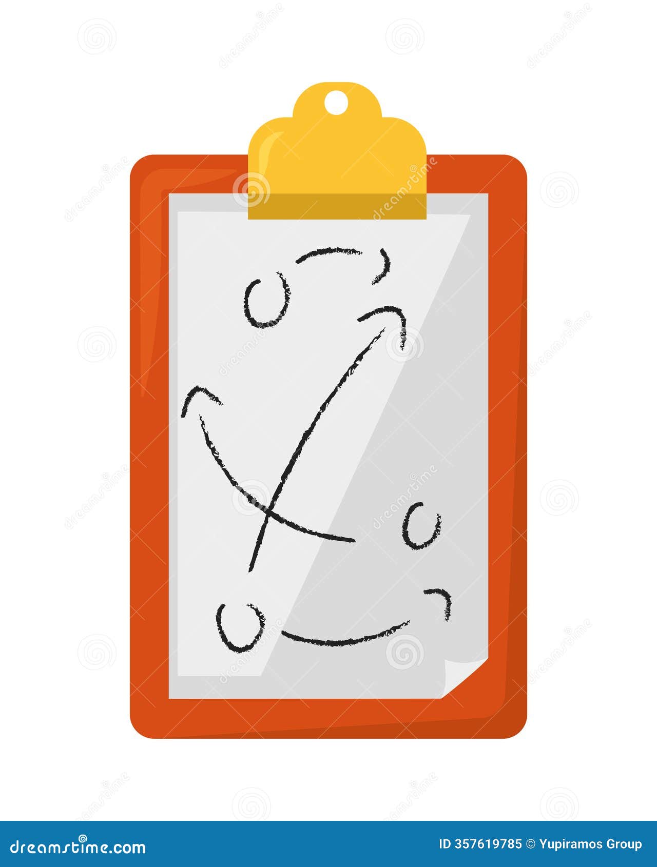 Strategy Game Plan. Tactic For Soccer. Scheme For Training Of Football ...