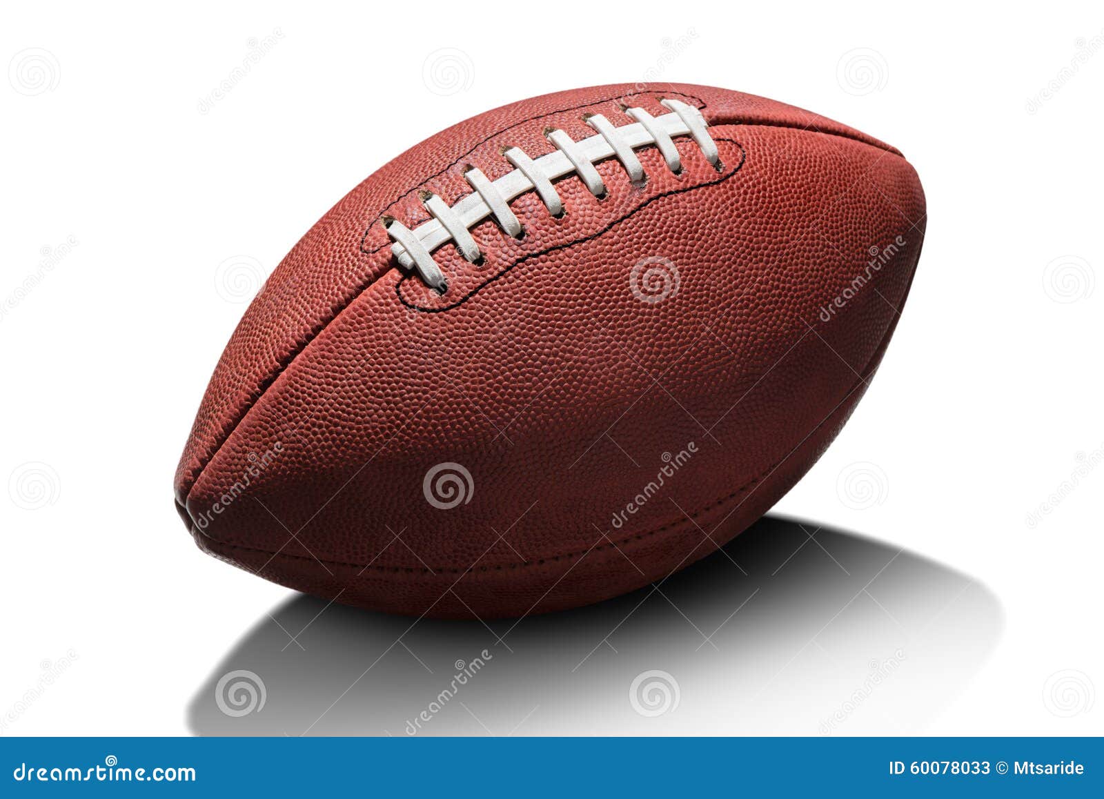 American Football on White stock image. Image of isolated - 60078033
