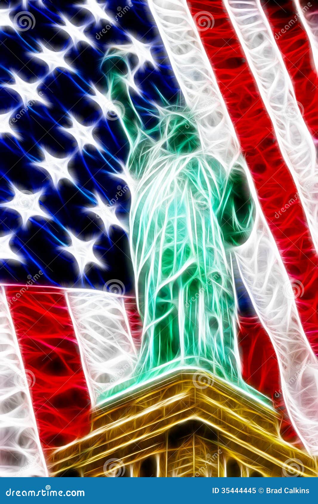 American freedom abstract stock illustration. Illustration of united ...