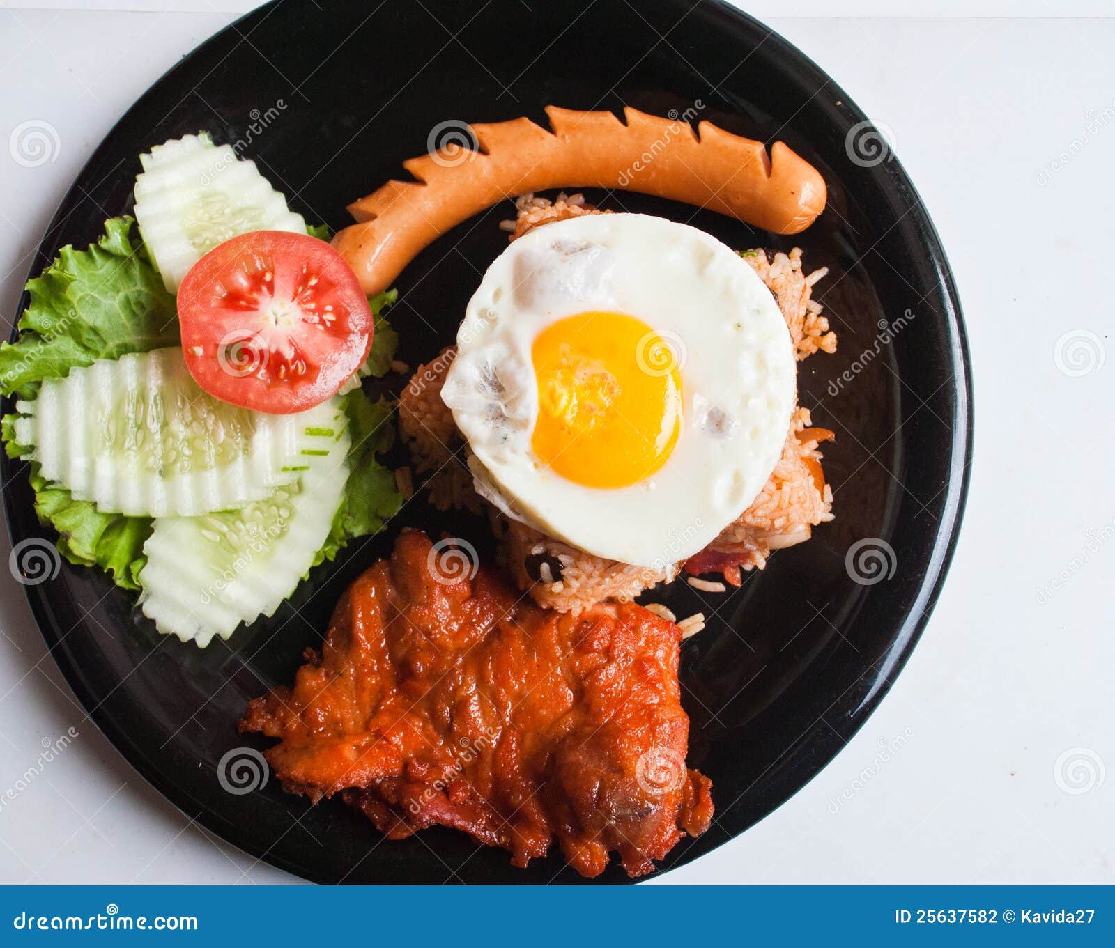 American fried rice stock photo. Image of asian, mixed - 25637582