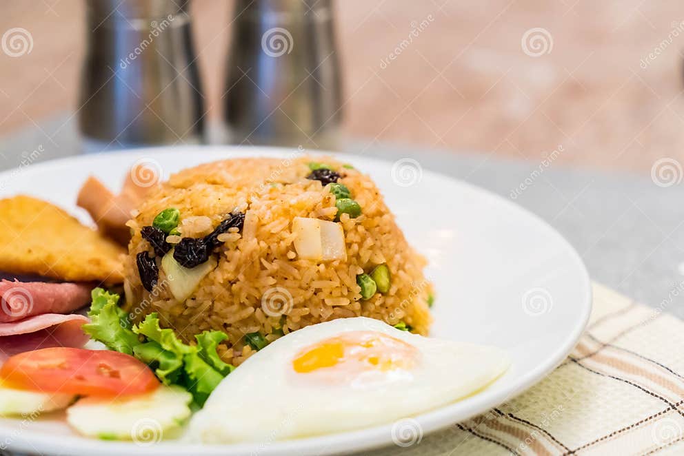 American fried rice stock image. Image of asia, lunch - 93078269