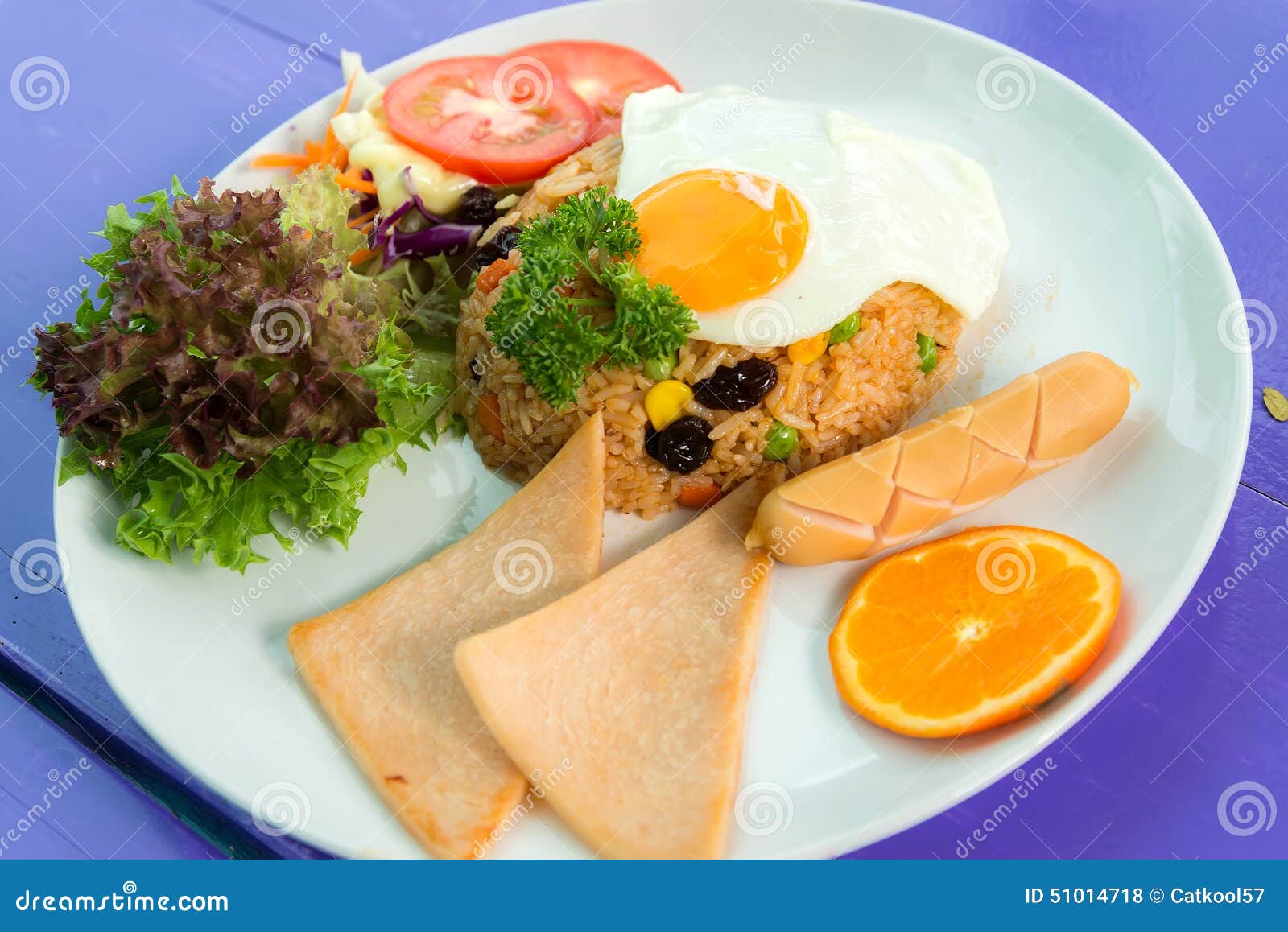 American fried rice stock photo. Image of asia, sauce - 51014718