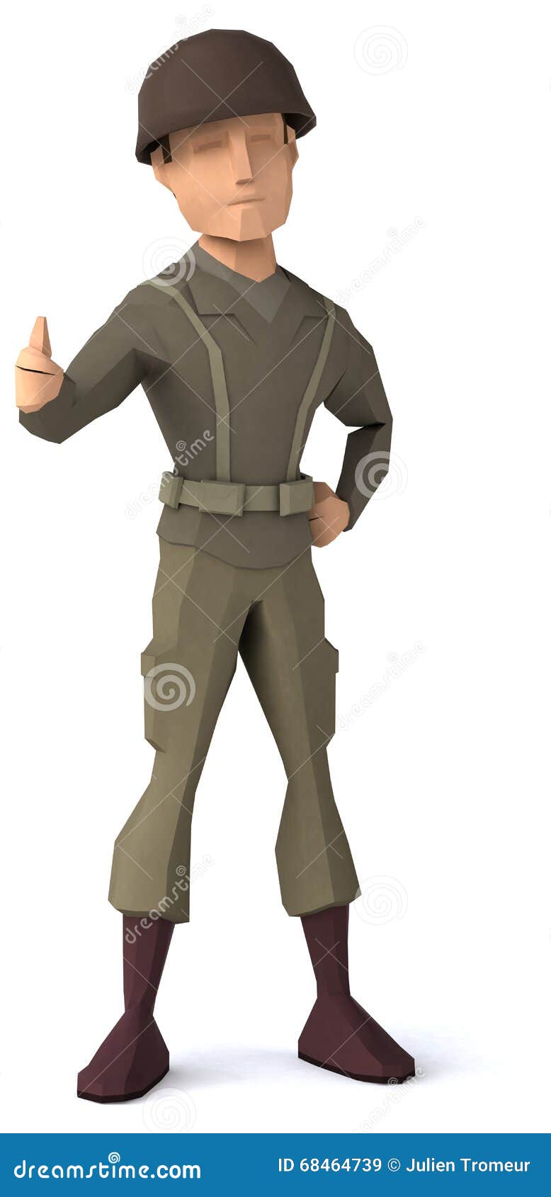 American GI stock illustration. Illustration of armed - 68464739