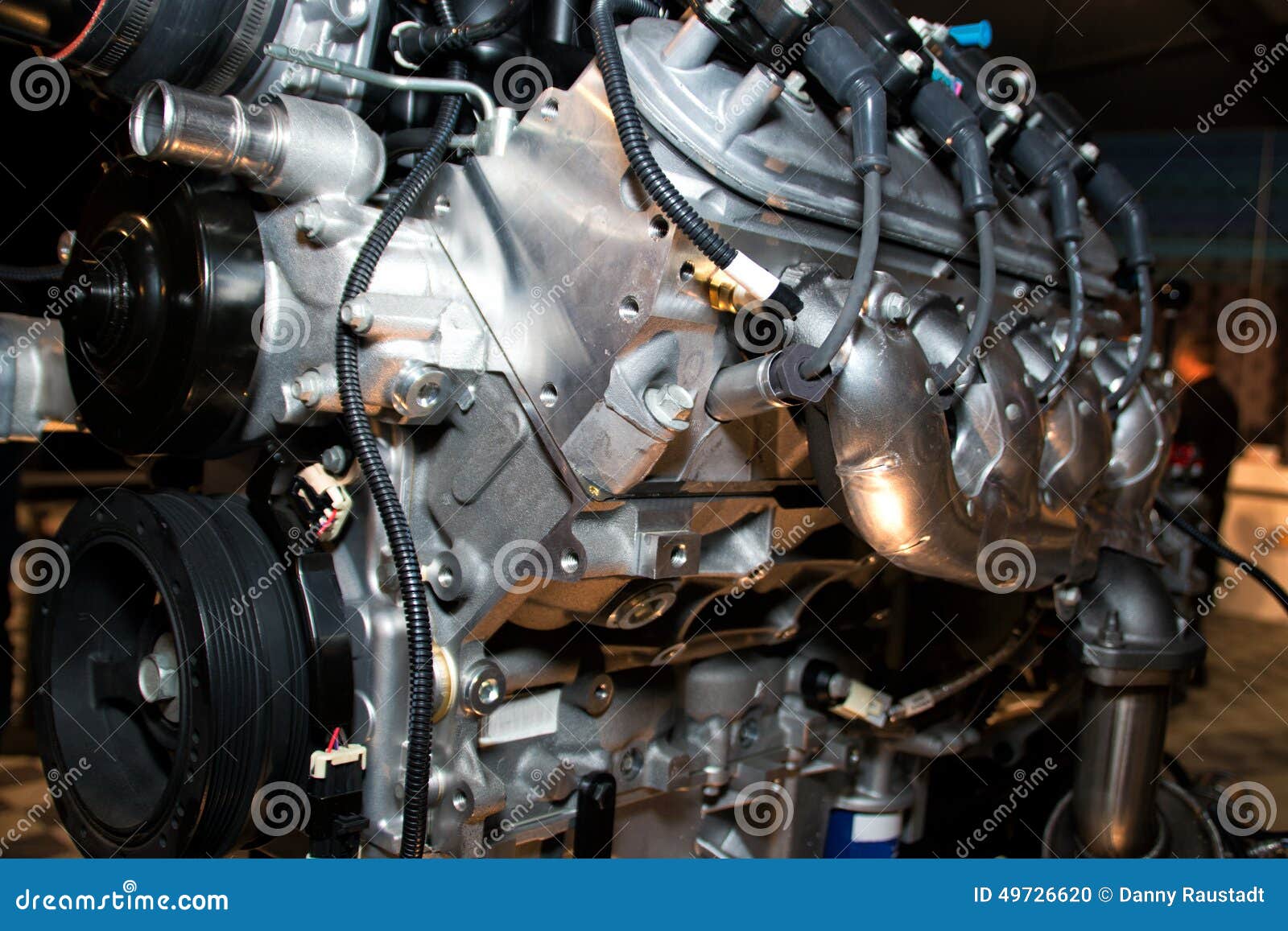 American High Performance Automobile Engine Stock Photo - Image of ...