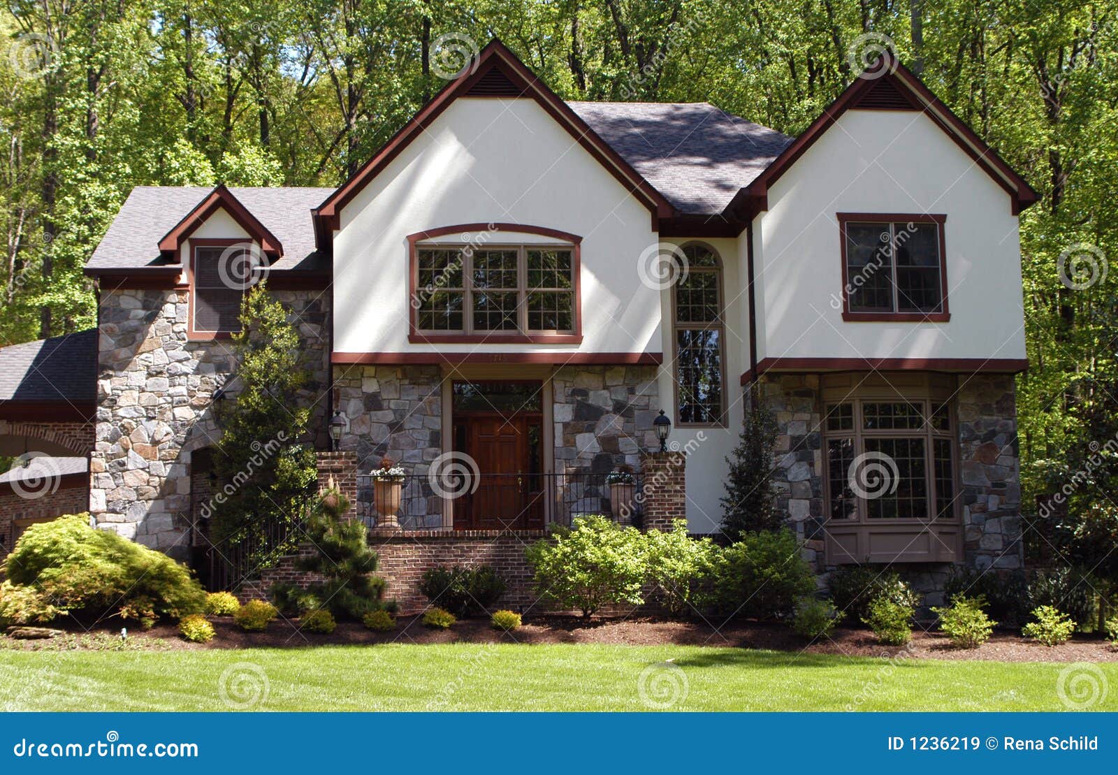 American Home stock image. Image of architecture, estate - 1236219