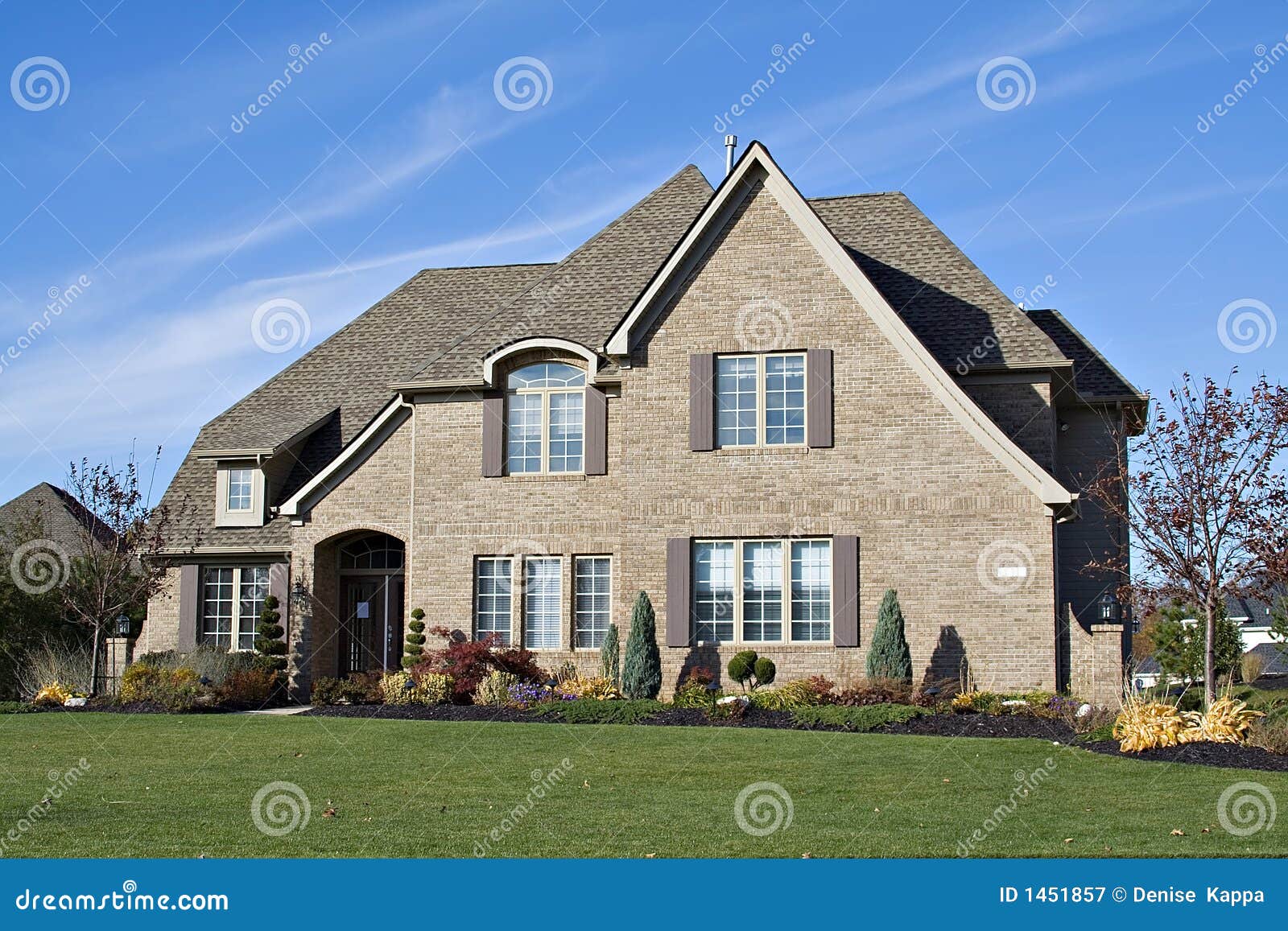 American Home stock image. Image of dream, home, autumn - 1451857