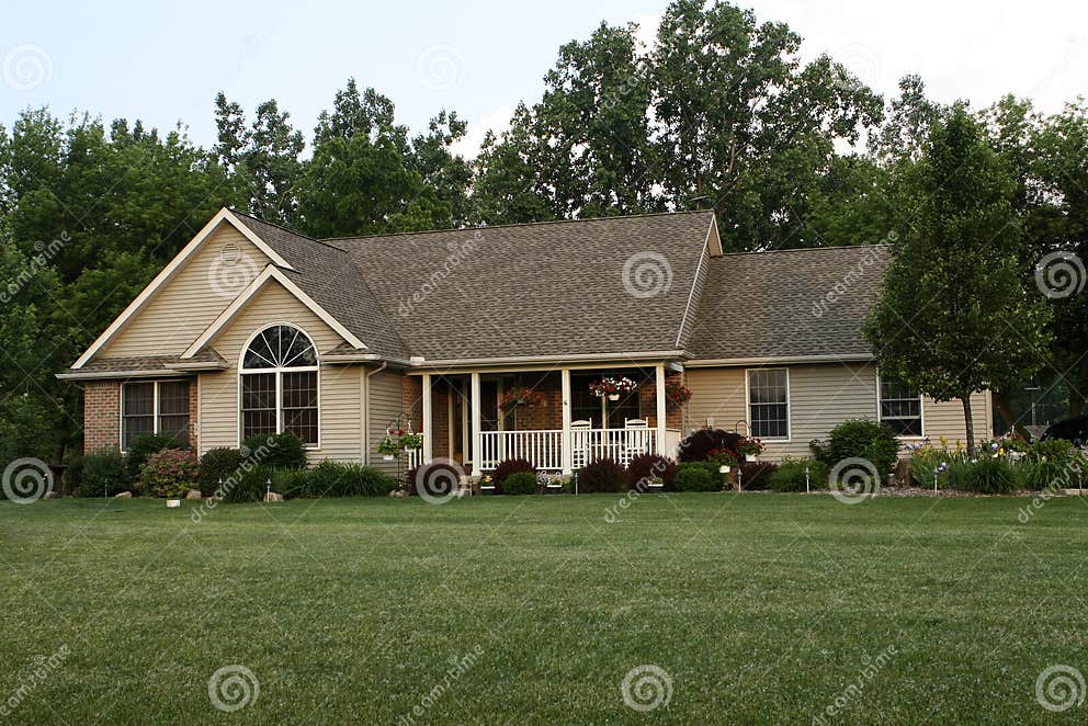 American Home stock photo. Image of structure, windows - 6285462