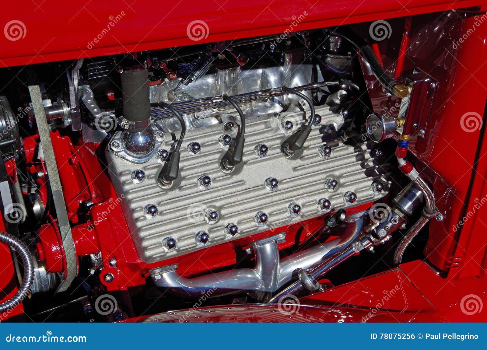 American hot rod engine stock photo. Image of view, antique - 78075256