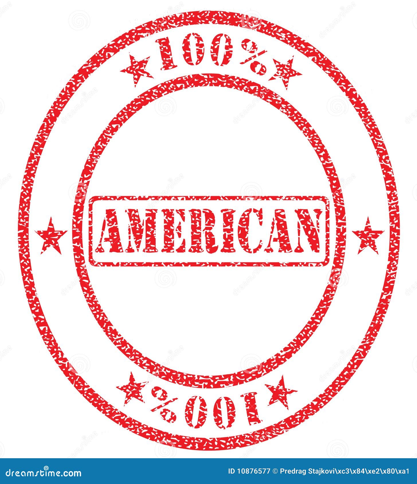 American hundred percent stock vector. Illustration of paper - 10876577